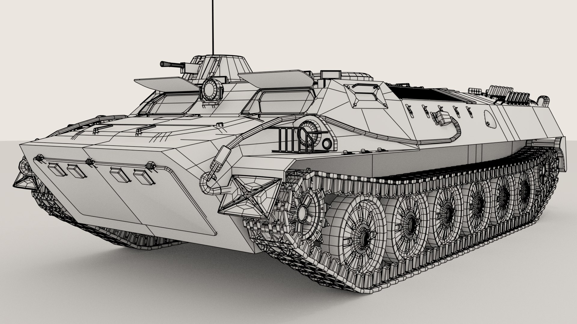 3D Model MT-LB Soviet-Russian APC - TurboSquid 2194701