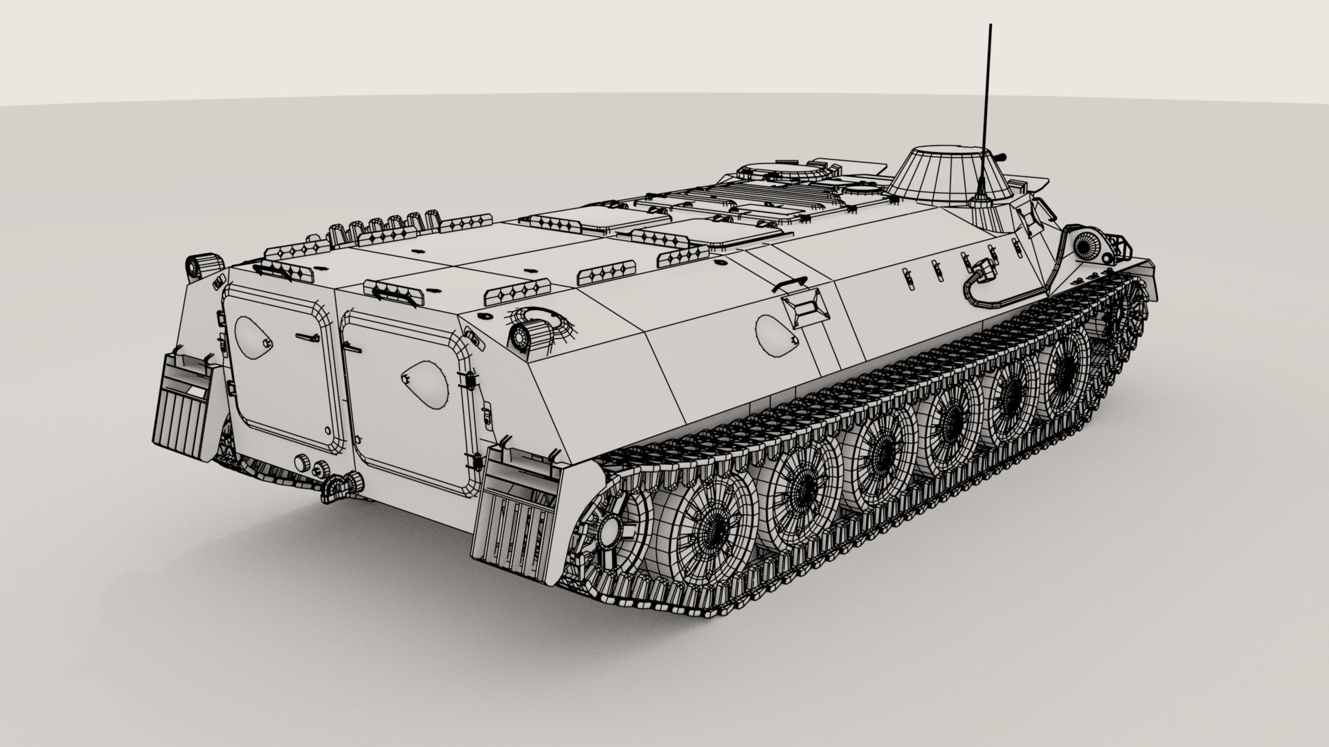 3D Model MT-LB Soviet-Russian APC - TurboSquid 2194701