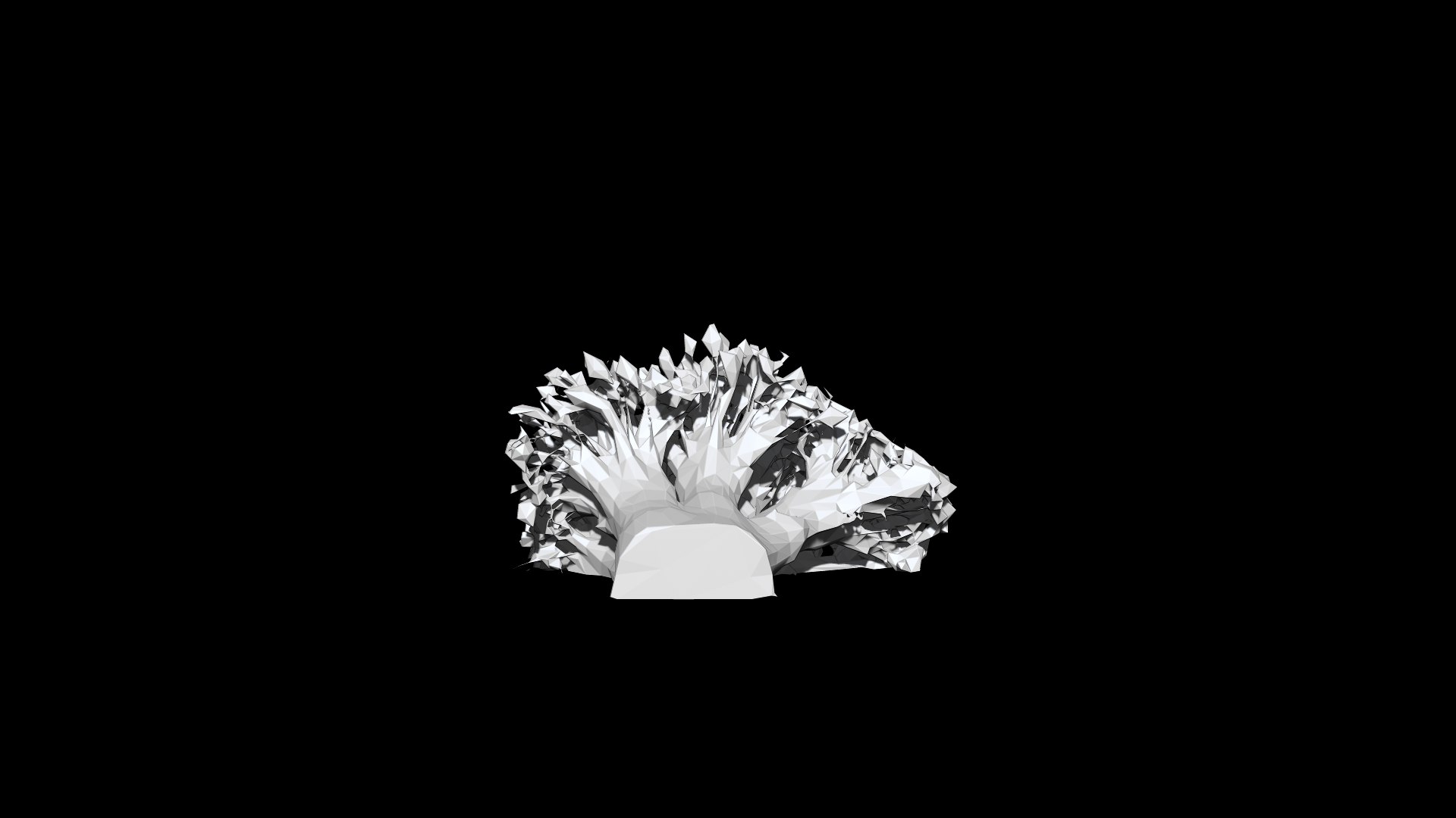 Broccoli Cut 3D CT Scan Model 6 Decimate 10percent 3D Model ...