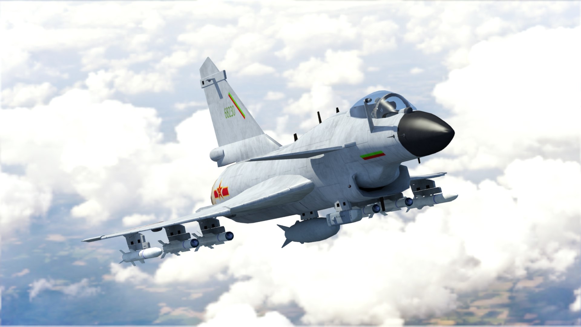 3D Model Vigorous Dragon J10C Jet Fighter - TurboSquid 1951959