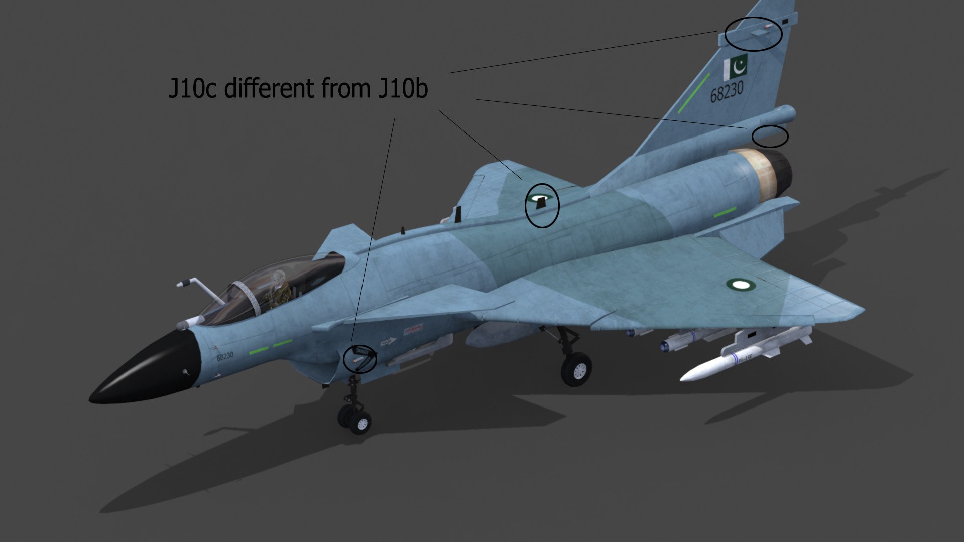 3D Model Vigorous Dragon J10C Jet Fighter - TurboSquid 1951959