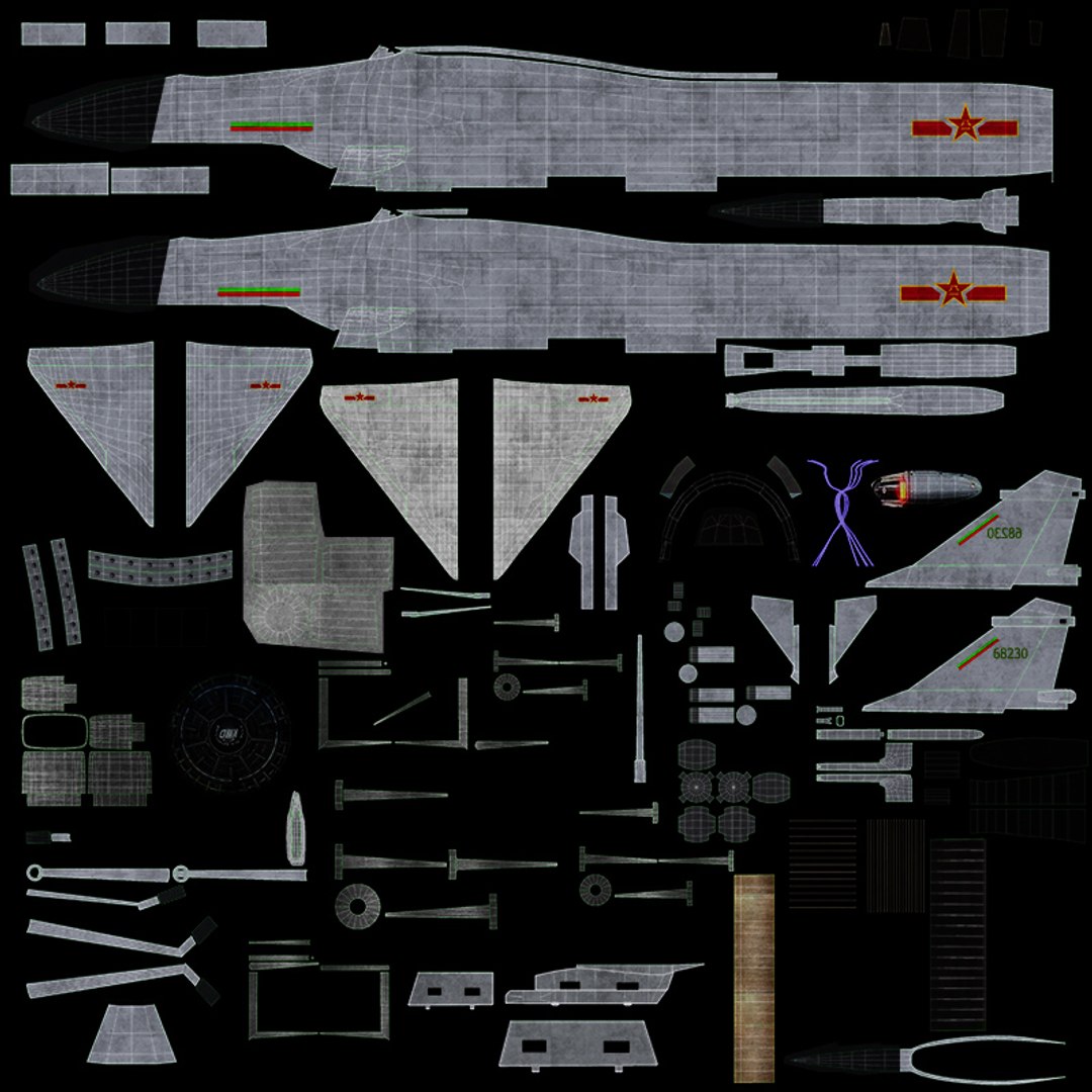 3D Model Vigorous Dragon J10C Jet Fighter - TurboSquid 1951959