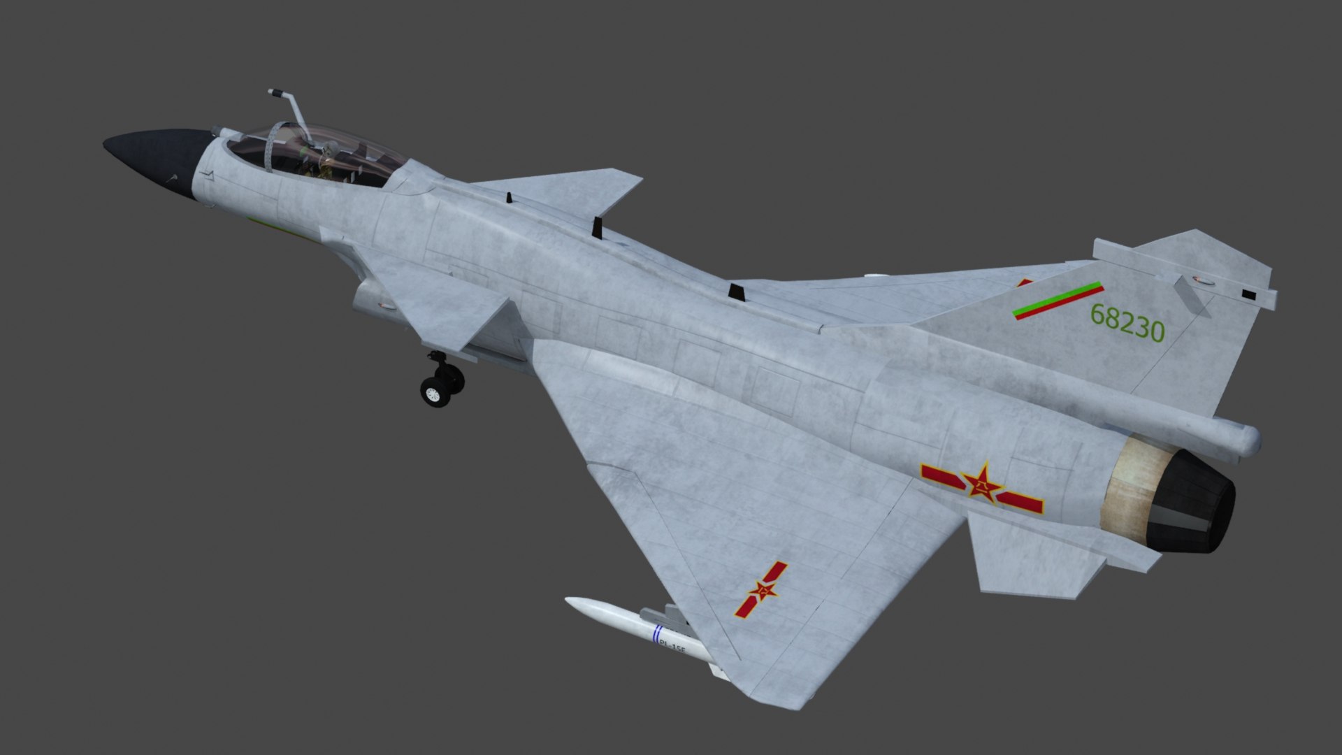 3D Model Vigorous Dragon J10C Jet Fighter - TurboSquid 1951959