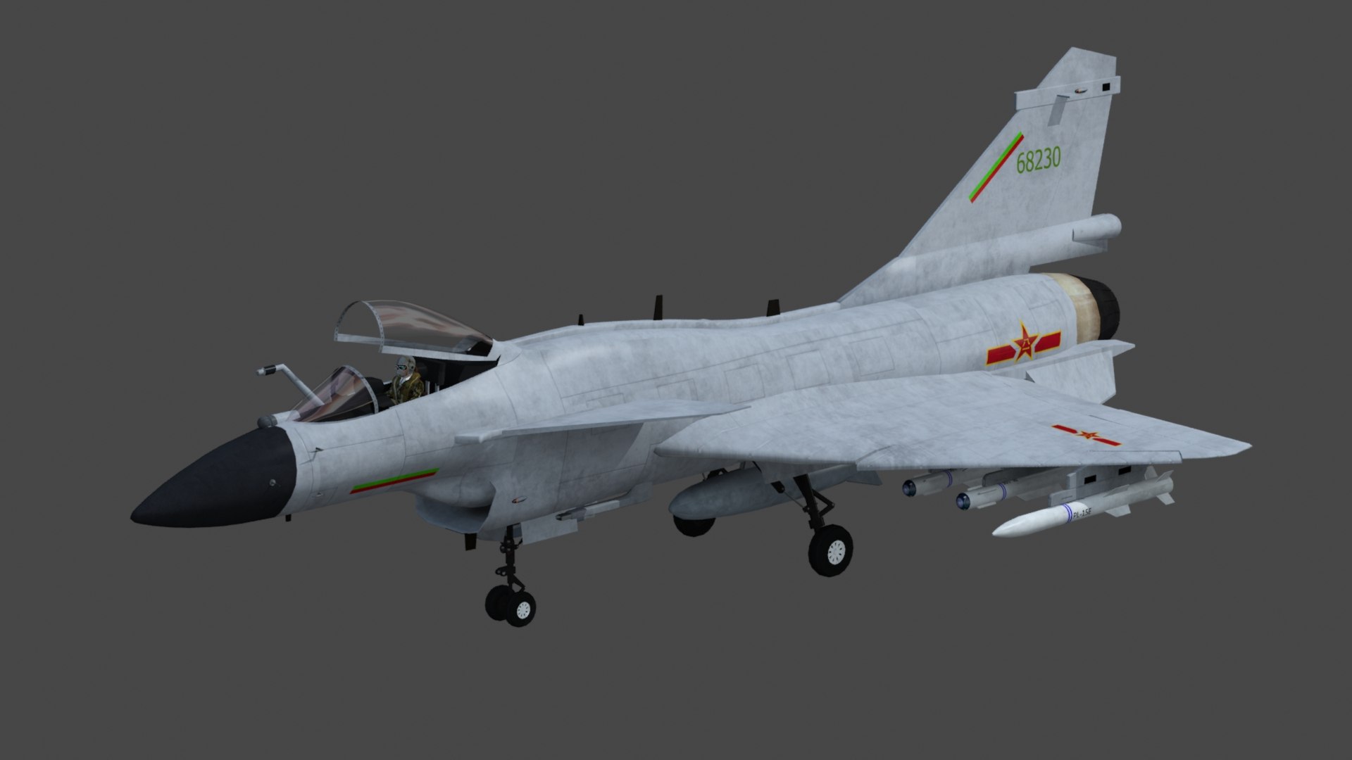 3D Model Vigorous Dragon J10C Jet Fighter - TurboSquid 1951959