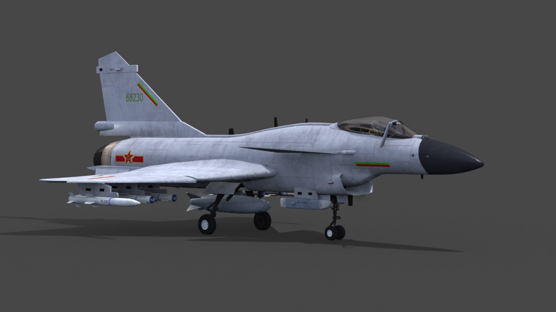 3D Model Vigorous Dragon J10C Jet Fighter - TurboSquid 1951959