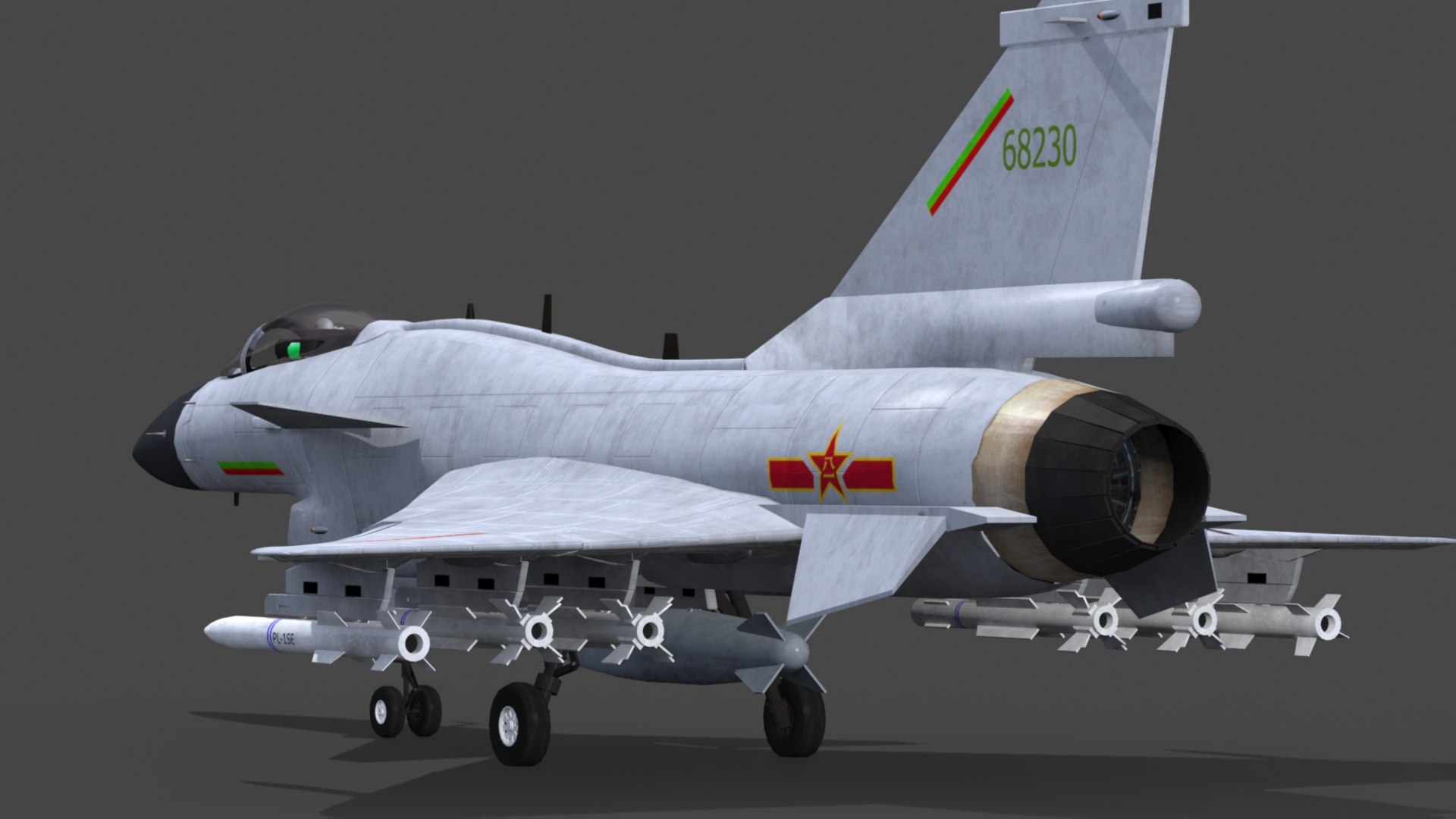 3D Model Vigorous Dragon J10C Jet Fighter - TurboSquid 1951959