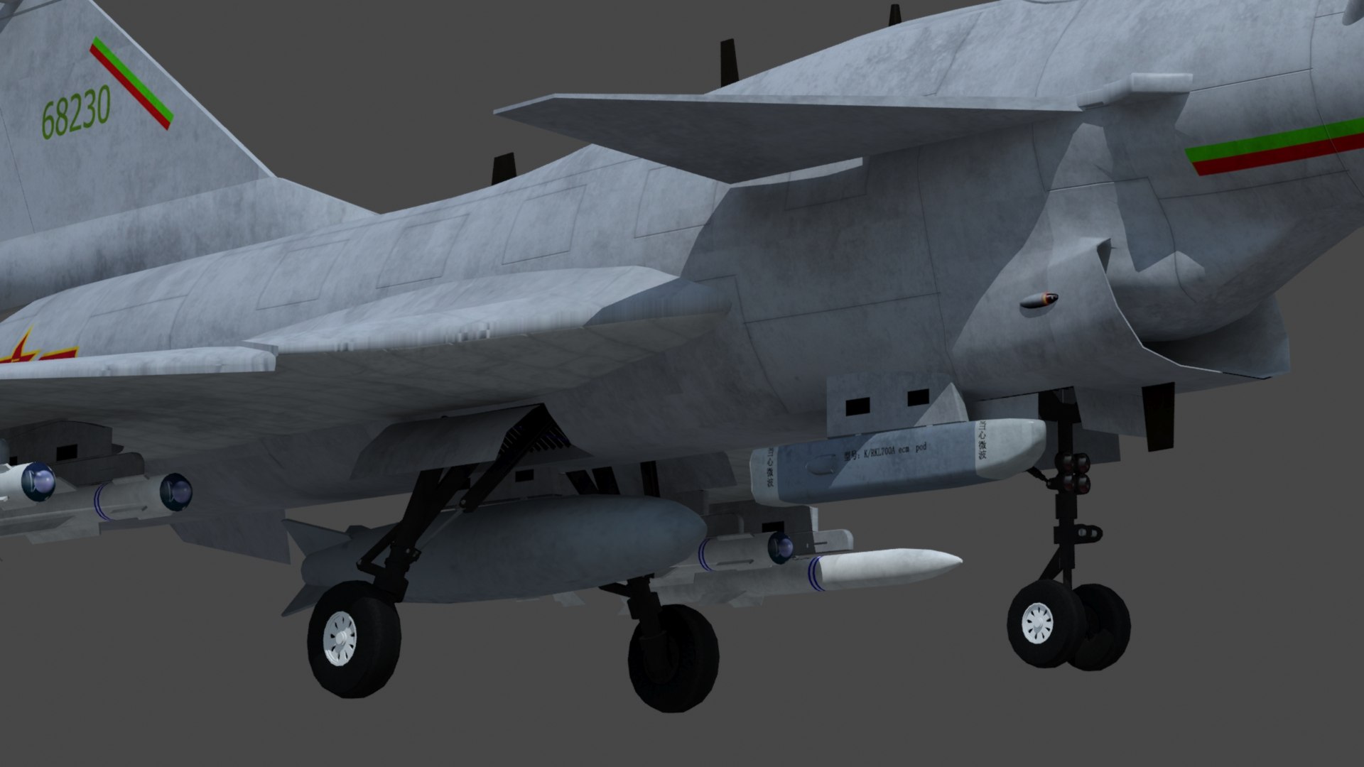 3D Model Vigorous Dragon J10C Jet Fighter - TurboSquid 1951959