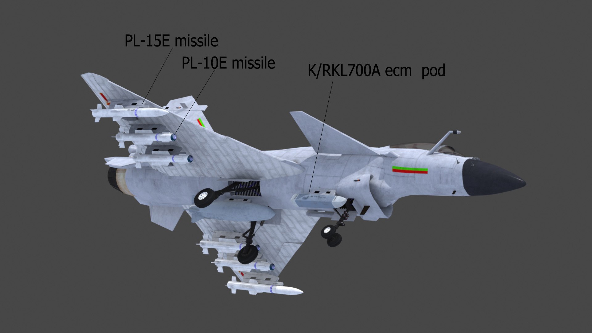 3D Model Vigorous Dragon J10C Jet Fighter - TurboSquid 1951959