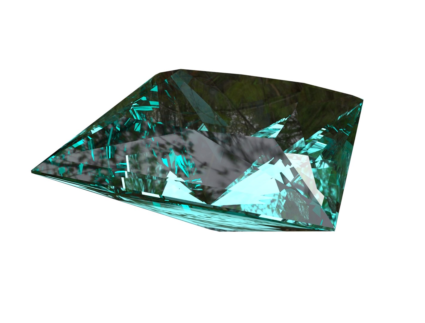 3D Brilliant Green Model - TurboSquid 1507403