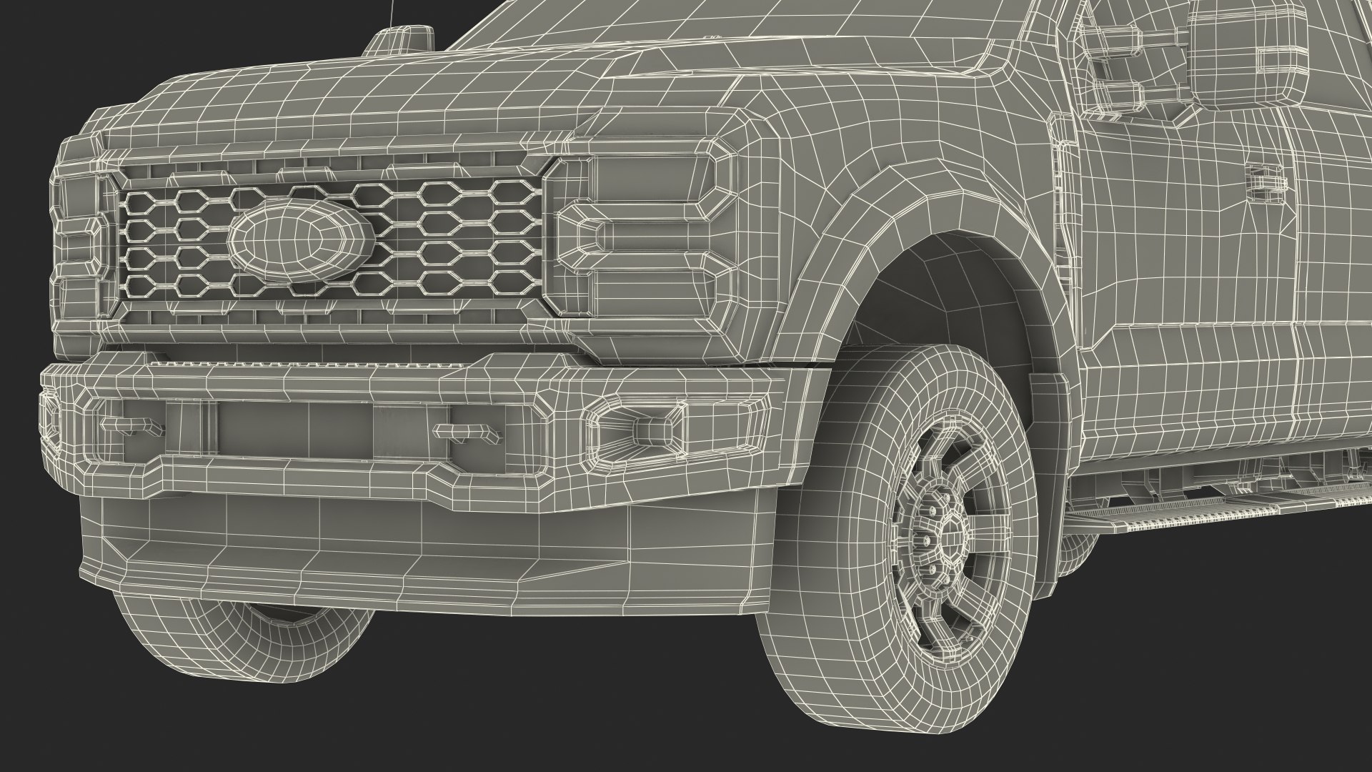 3D Ford Super Duty F550 Pickup Red Rigged - TurboSquid 2097573