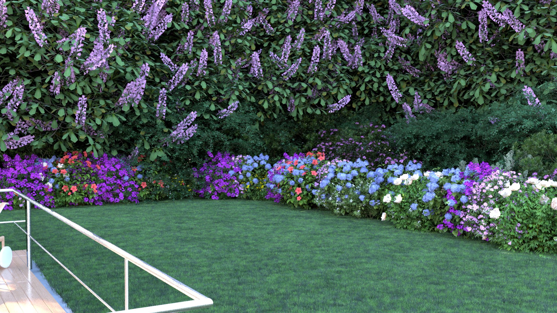 3D laos Varanda model - TurboSquid 2073183