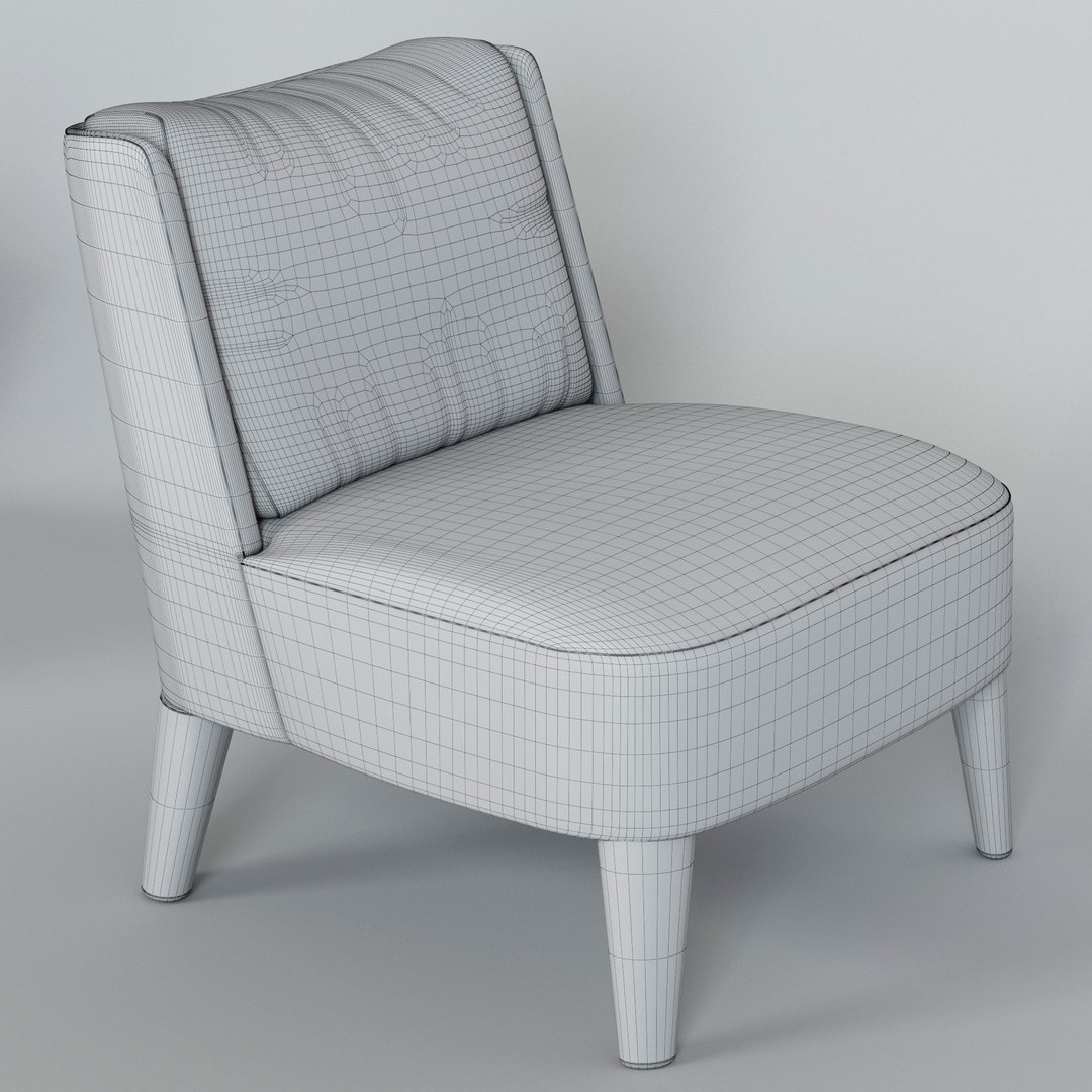 Armchairs Cecile Isabelle Meridiani 3D - TurboSquid 1408894