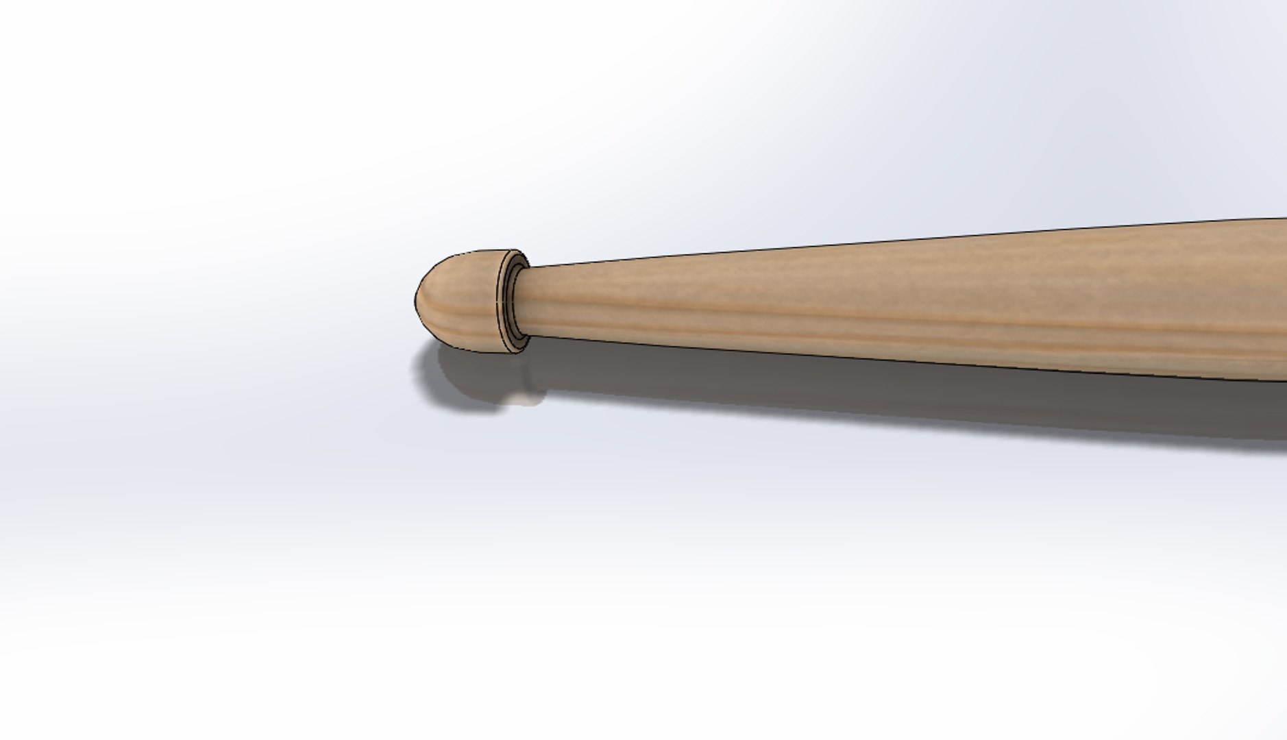 Drum Sticks 2b 3d Model