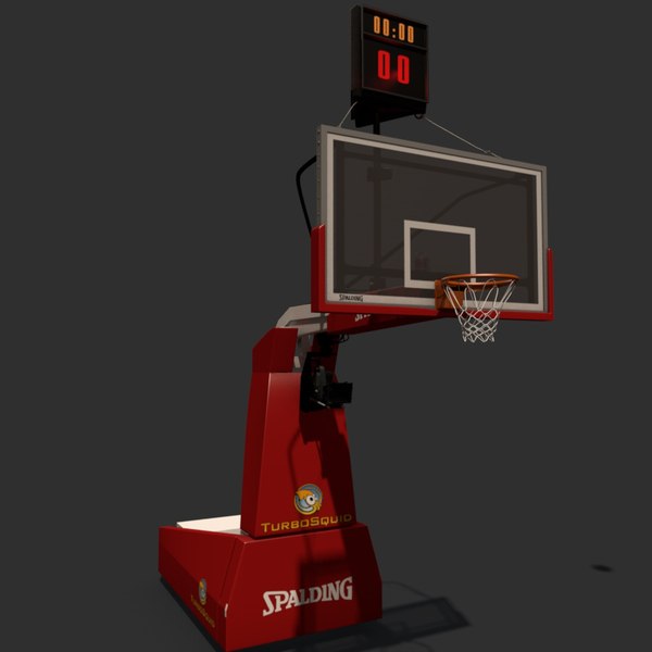 spalding backboard 3d model