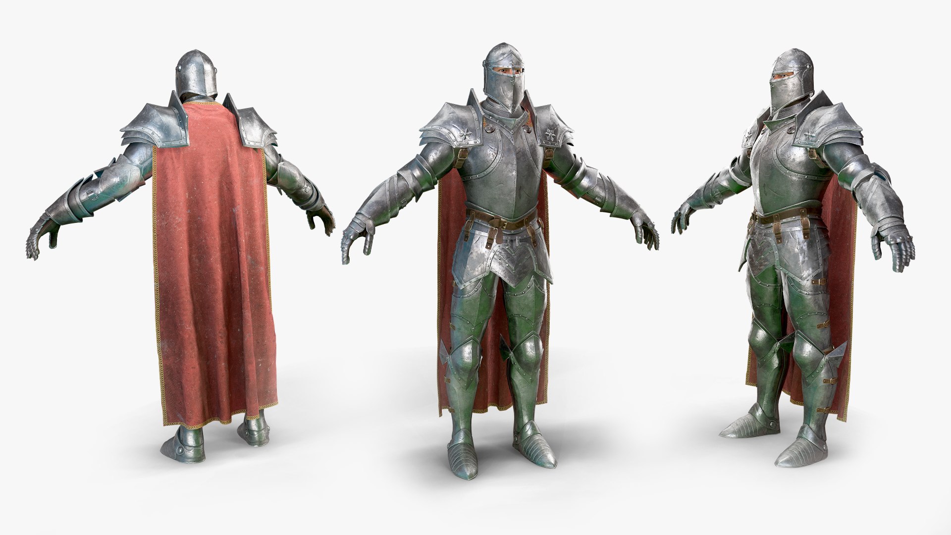 3D Medieval Armor Knight Model - TurboSquid 1850015