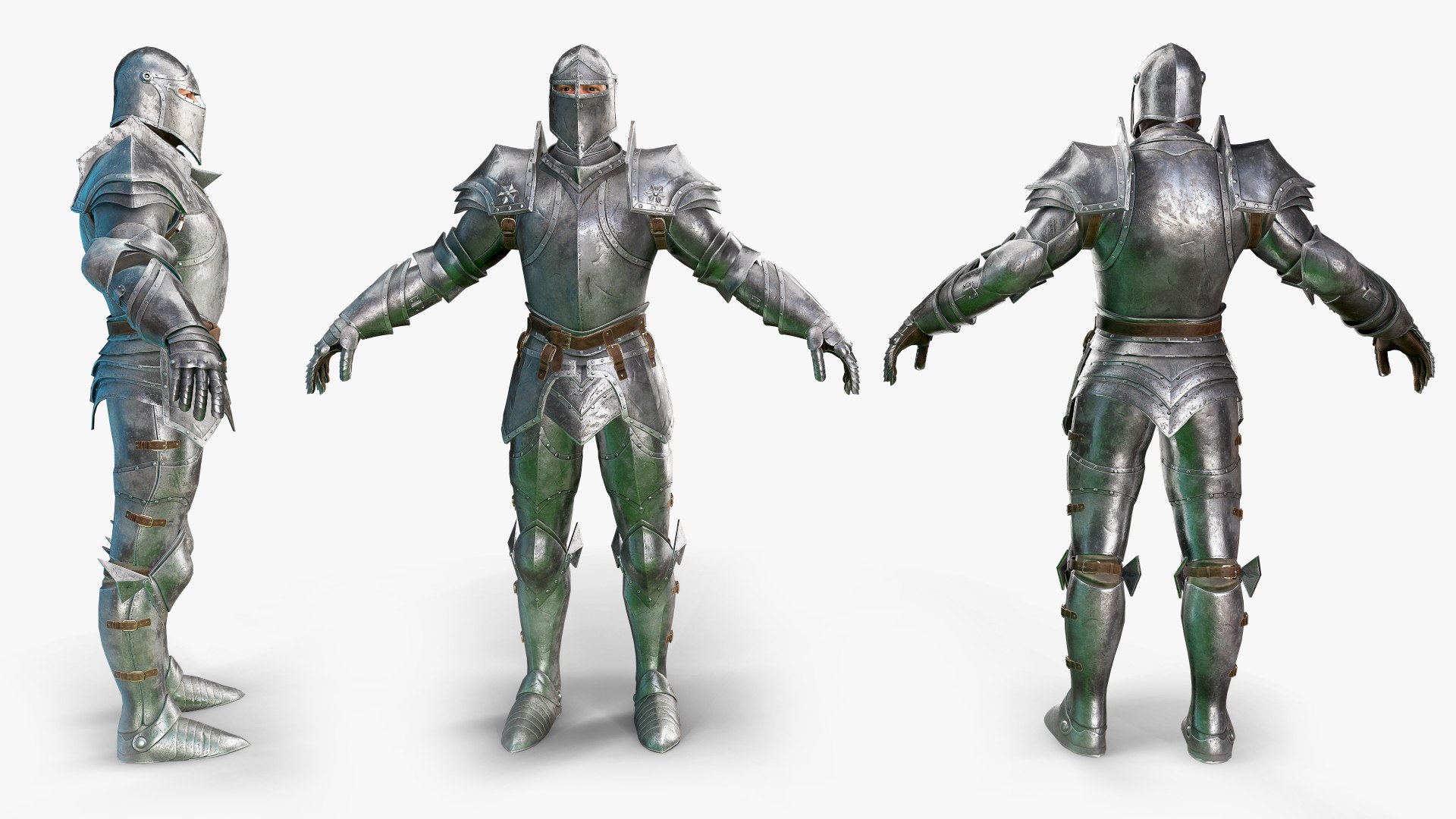 3D Medieval Armor Knight Model - TurboSquid 1850015