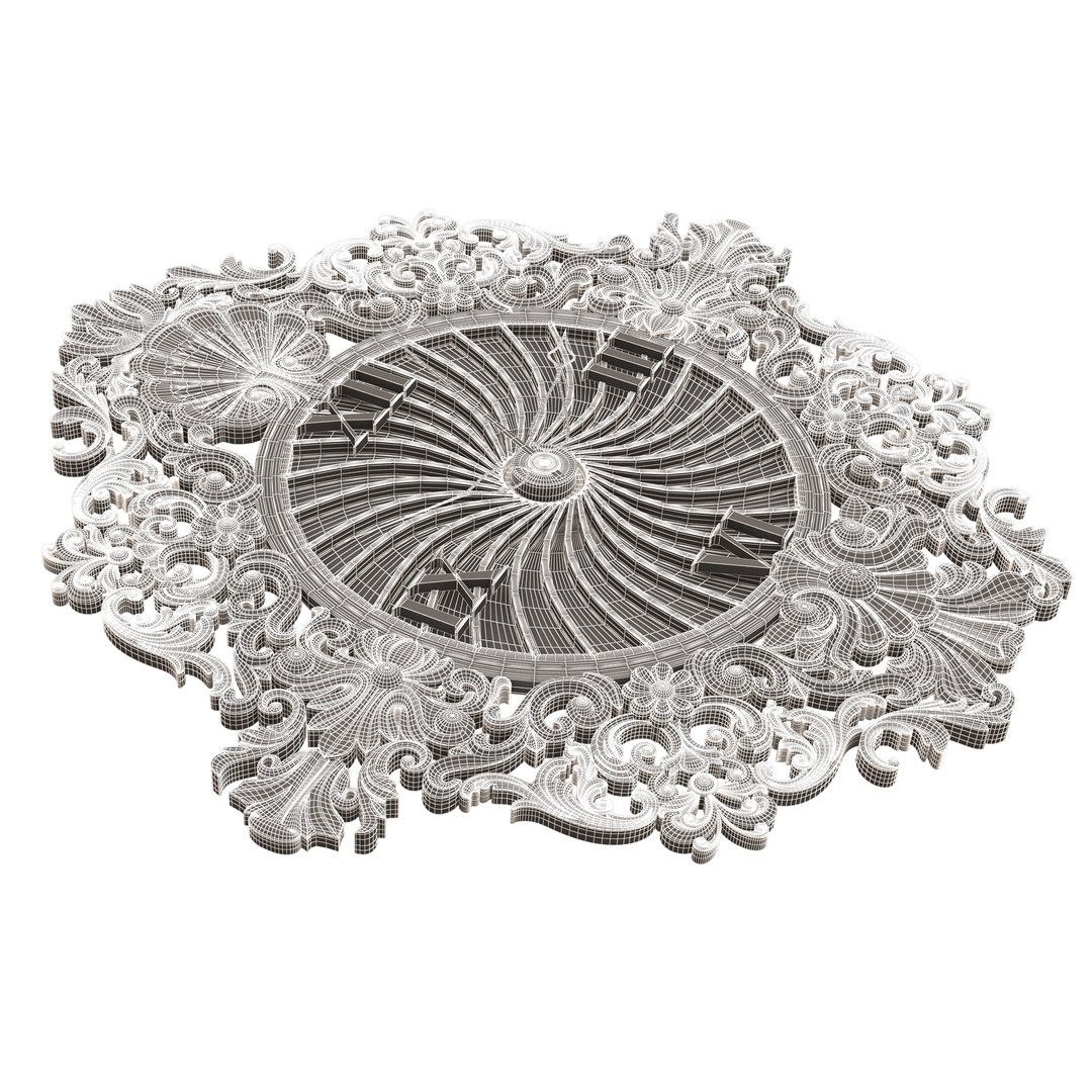 Classic Wall Clock 010 Chrome 3D Model - TurboSquid 2137375