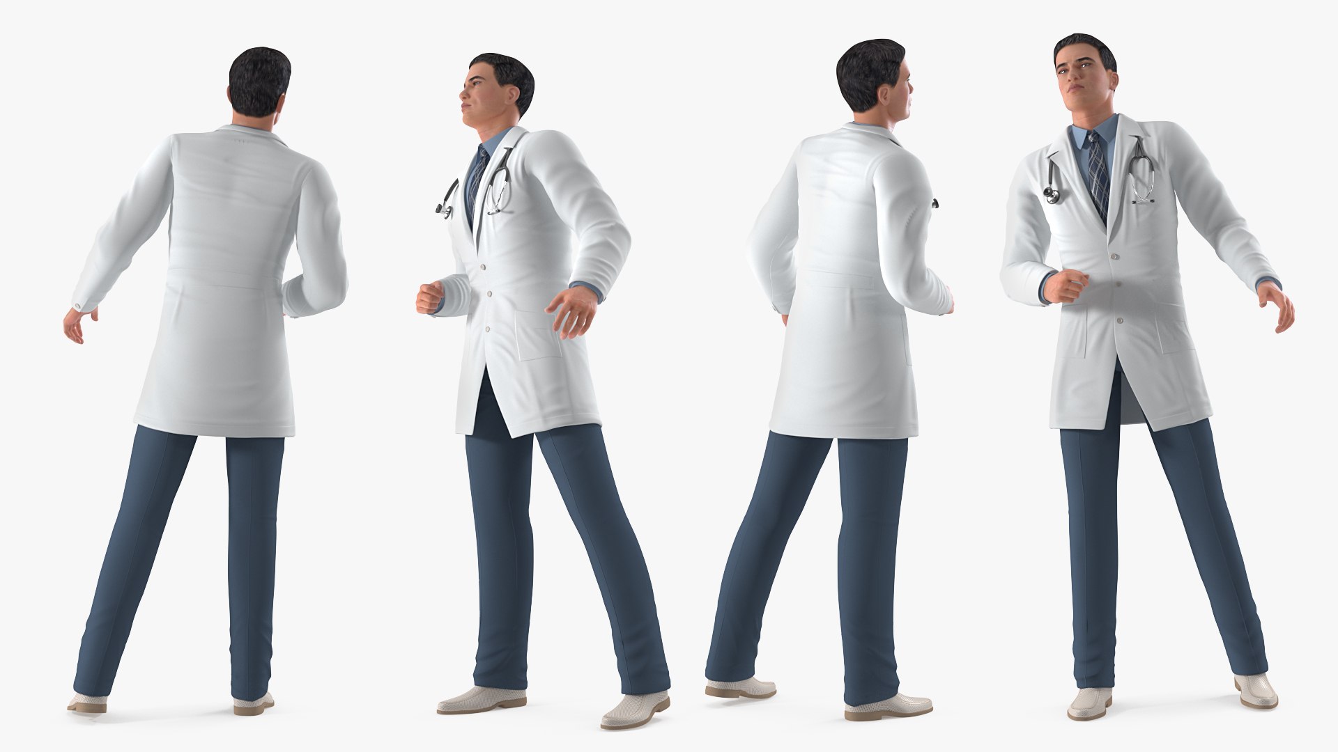 Male doctor rigged model - TurboSquid 1533146