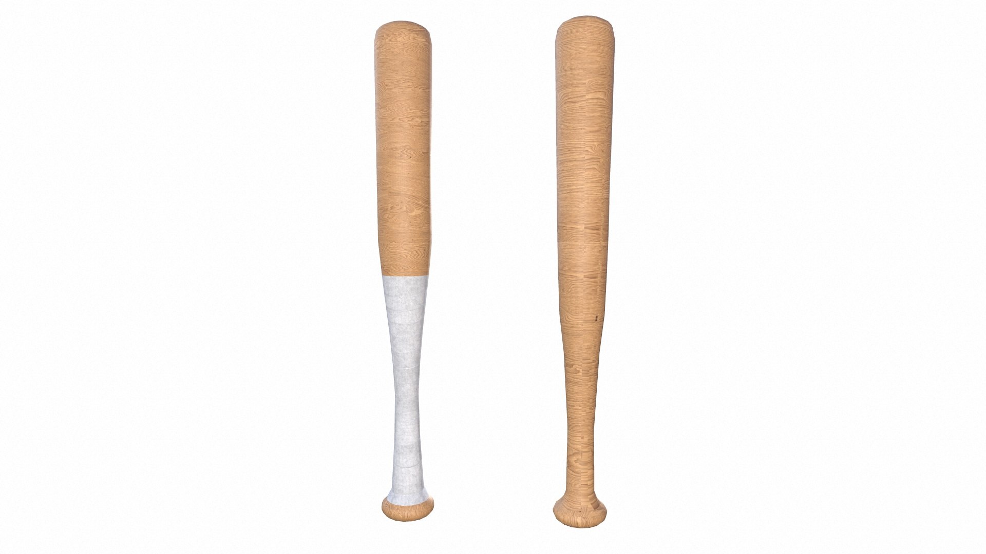 Wooden Baseball Bats 2 Bats 3D Model - TurboSquid 2431728