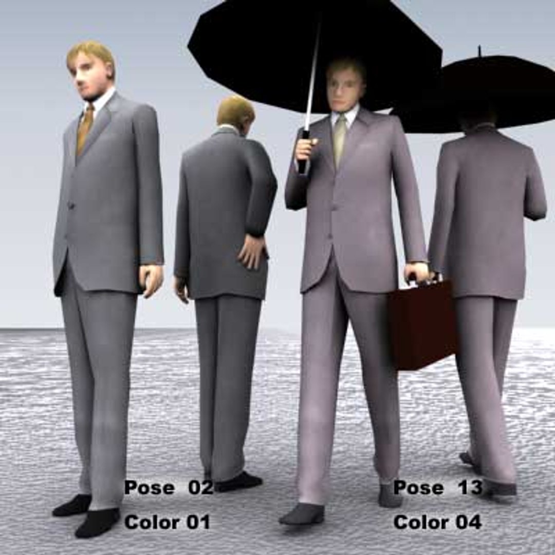 3d Model Male Man People