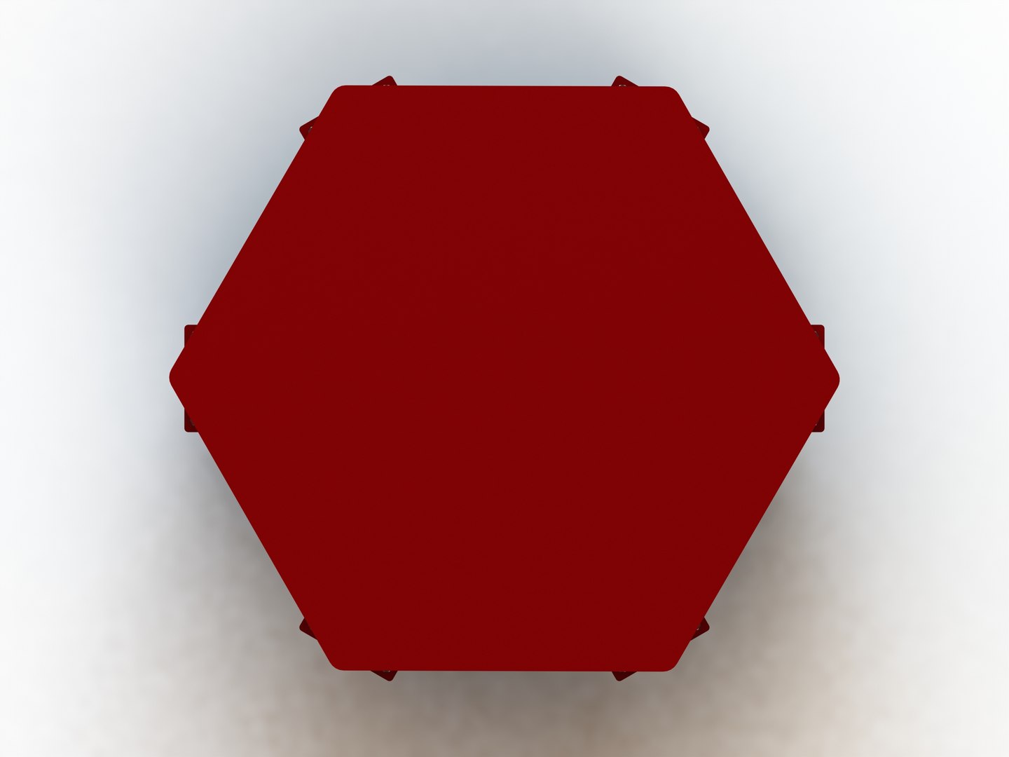 3D Model Hex Platform Trolley Base Only - TurboSquid 2167022