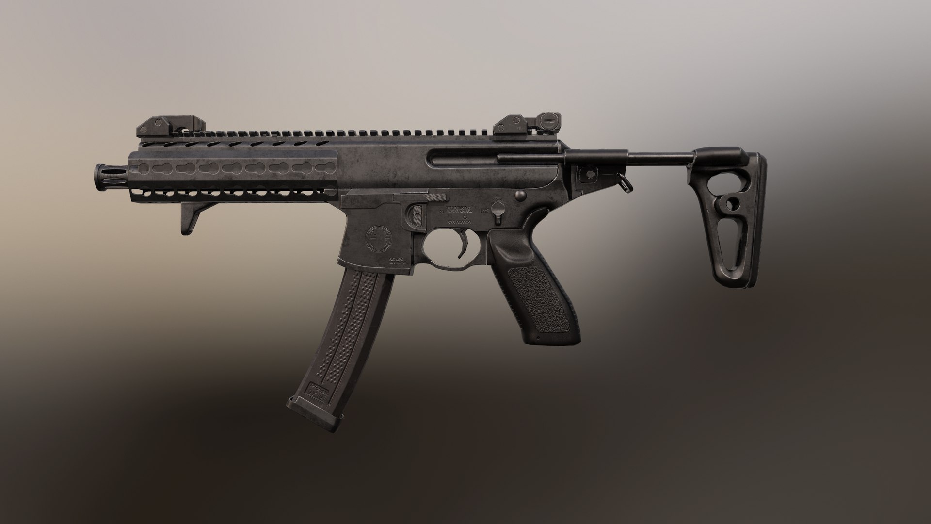 Sig Mpx 3D Model - TurboSquid 1317832