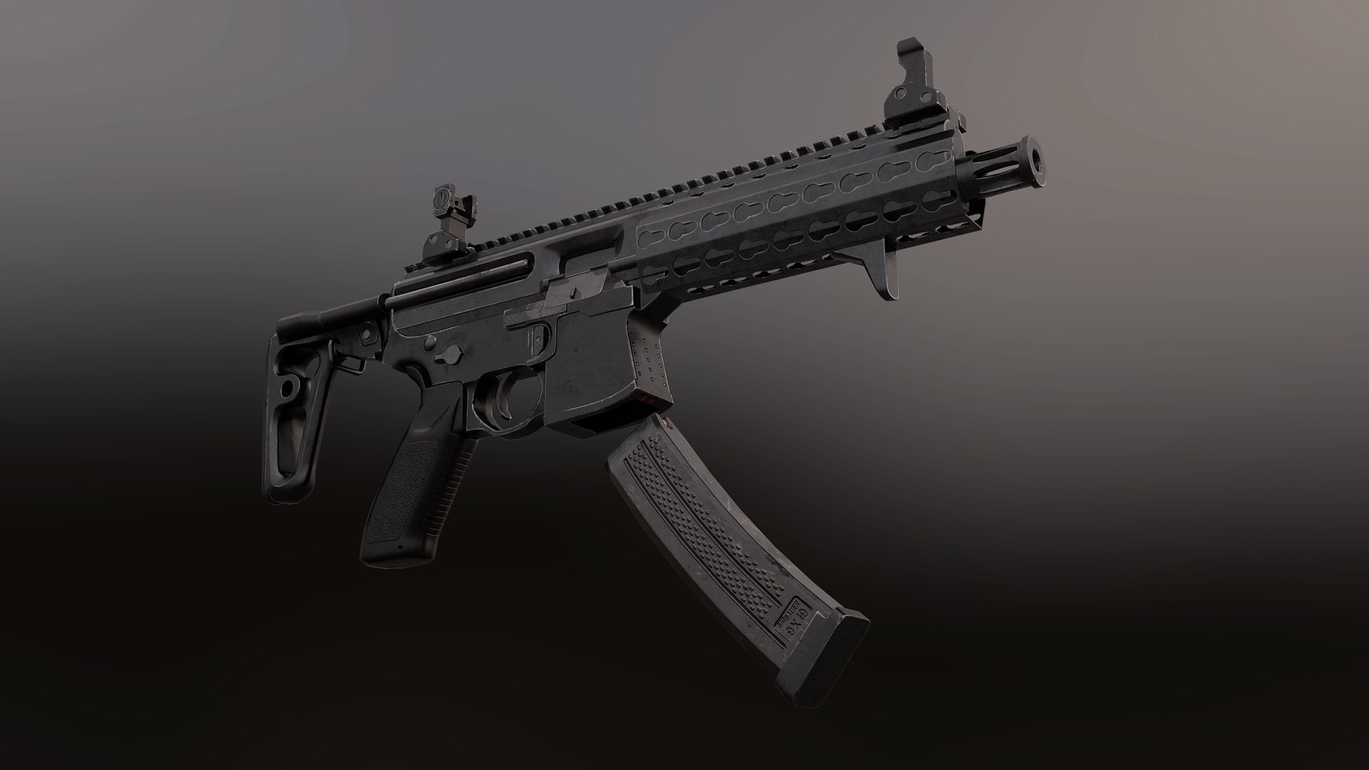 Sig Mpx 3D Model - TurboSquid 1317832