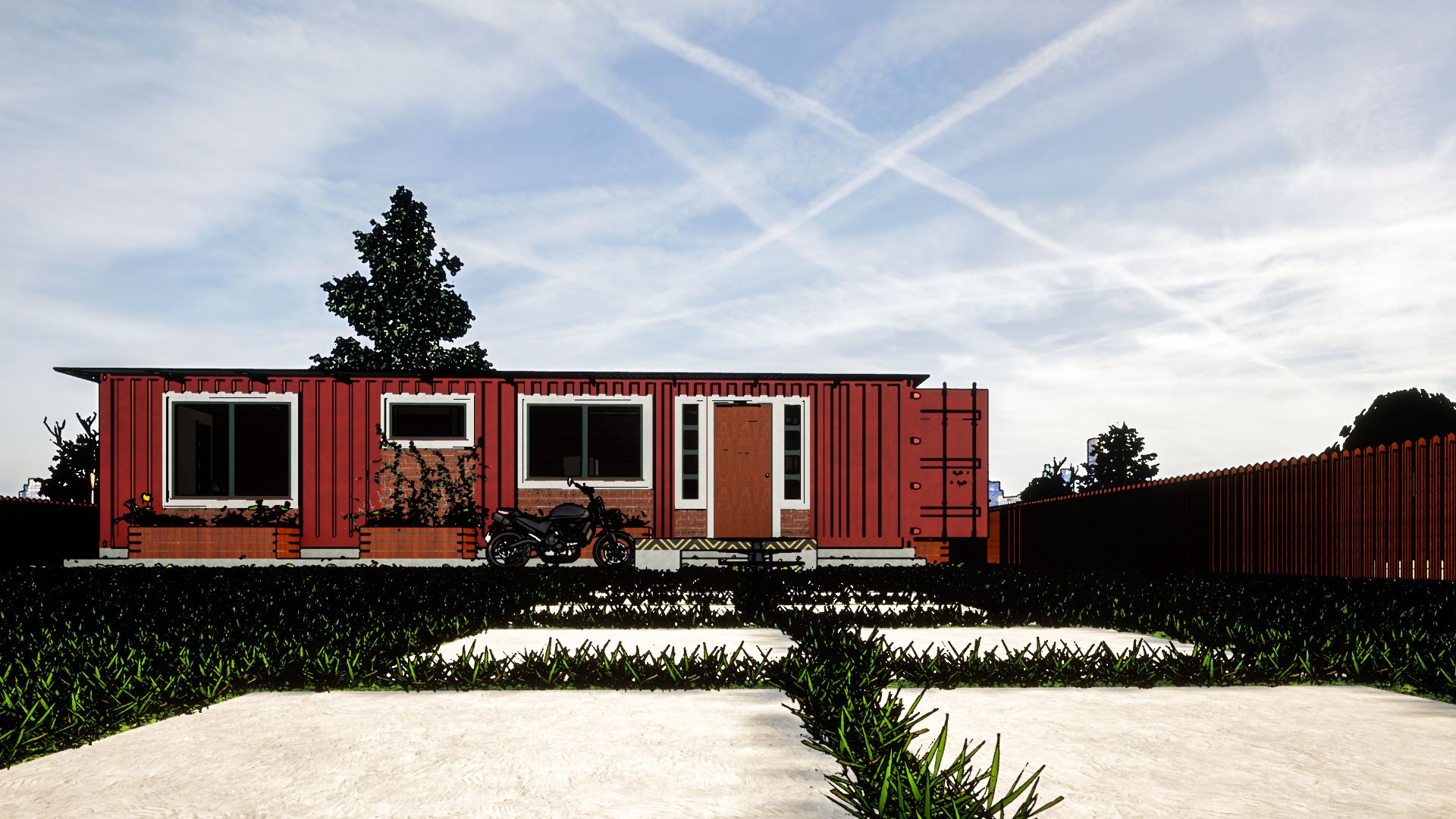 3D One Bedroom Container House 3D Model - TurboSquid 1927662