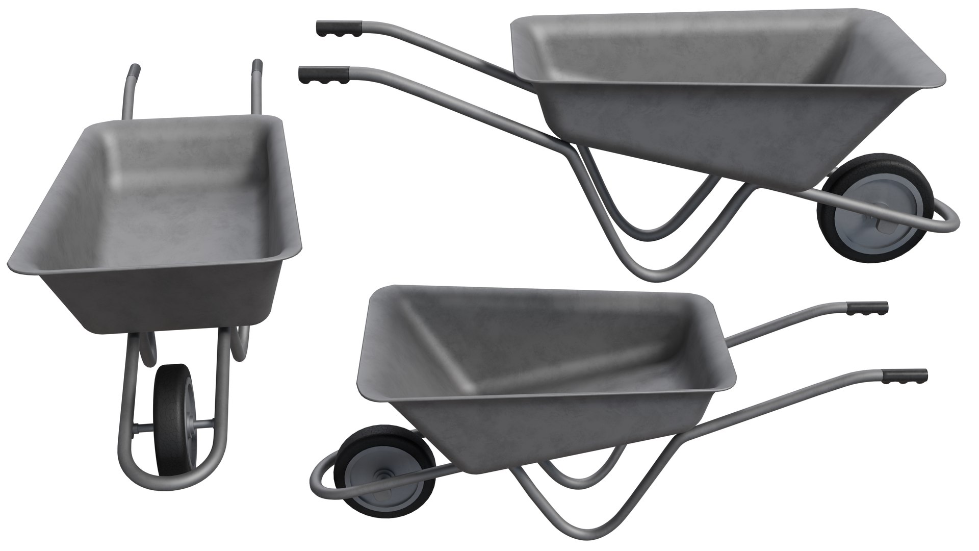 Wheel Barrow 3D Model - TurboSquid 2428299