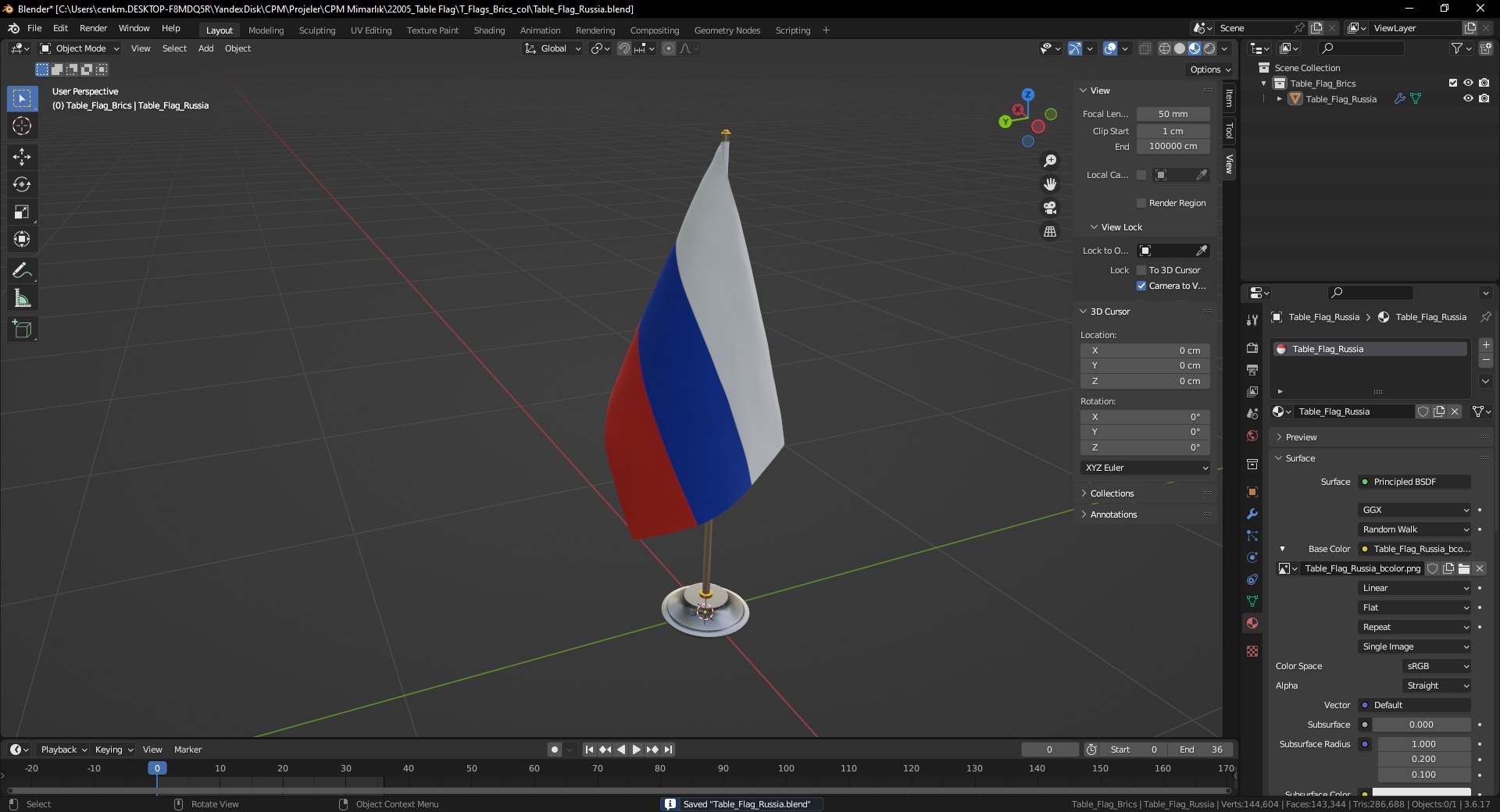BRICS Countries Table Flags 3D Model - TurboSquid 2299130