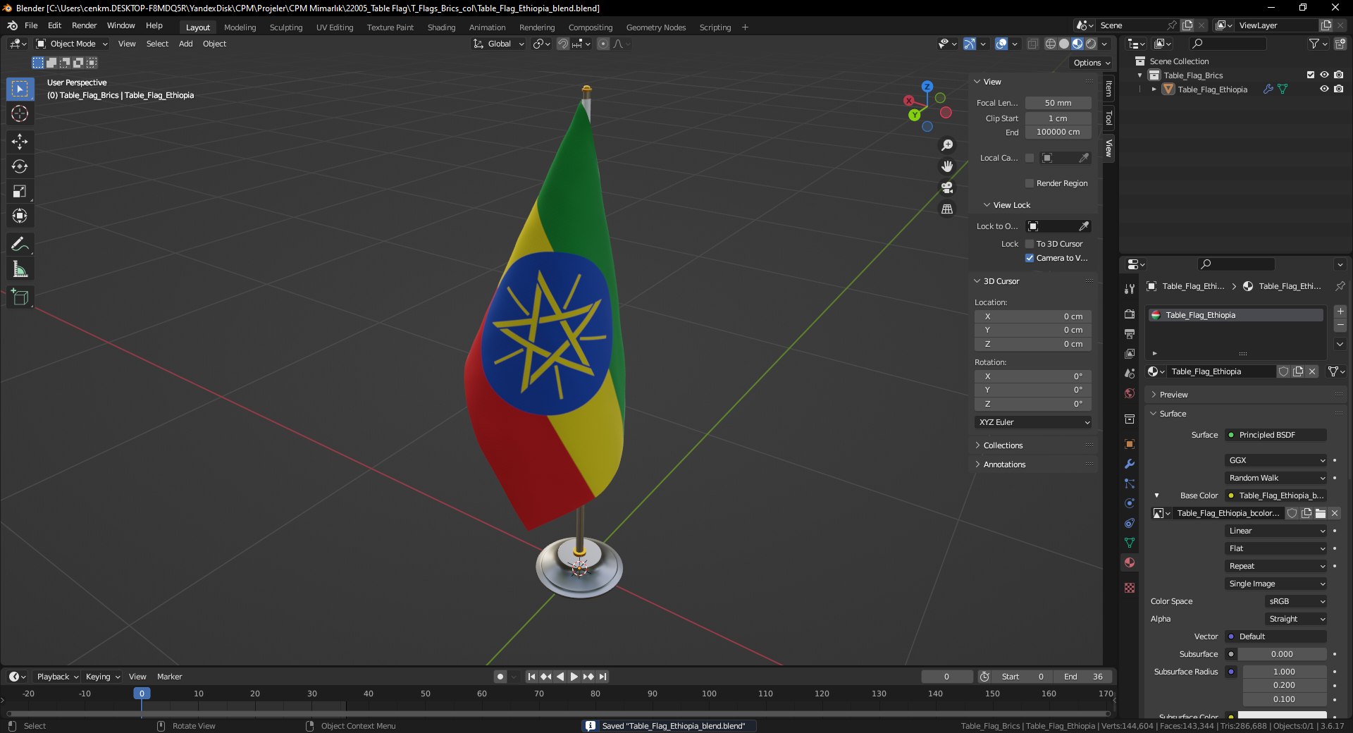BRICS Countries Table Flags 3D Model - TurboSquid 2299130