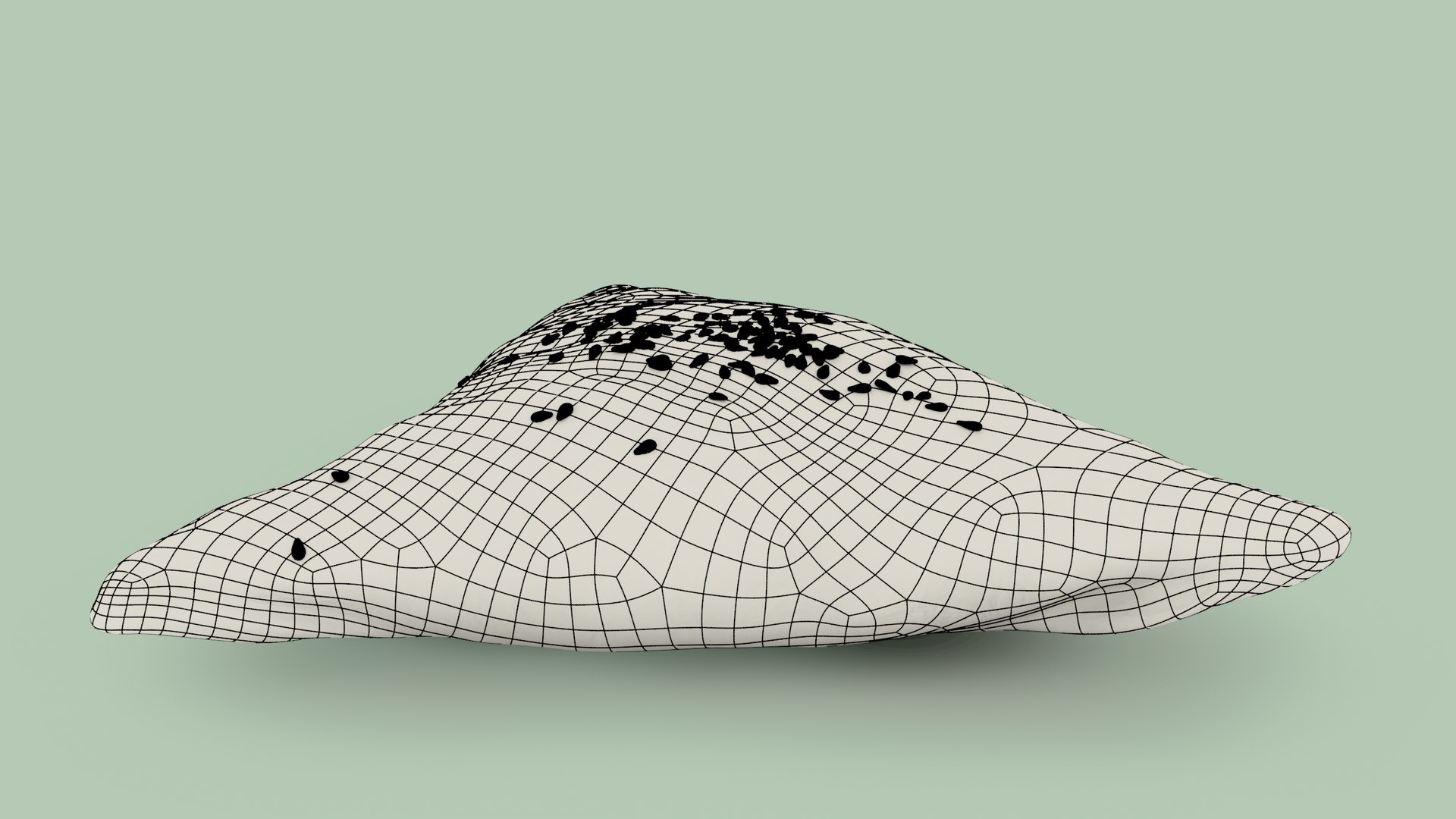 3D Samsa With Semame Model - TurboSquid 2252452