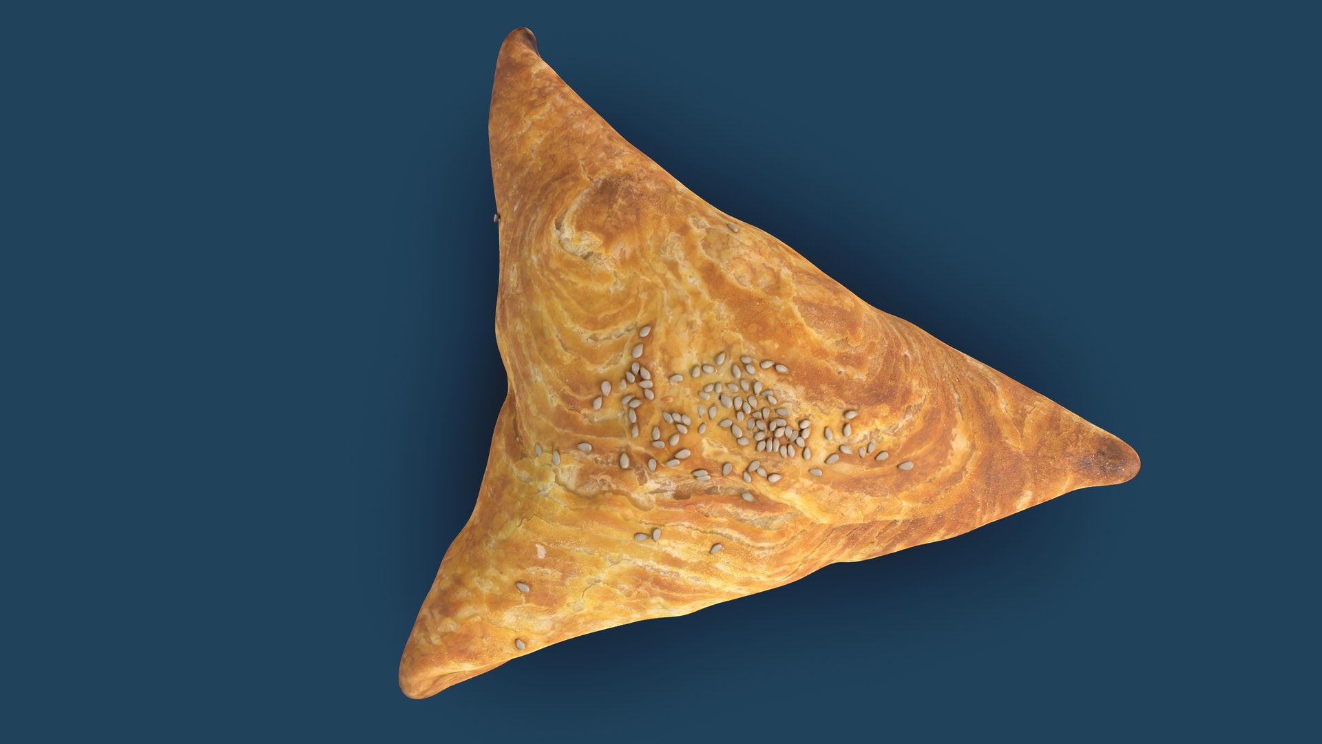 3D Samsa With Semame Model - TurboSquid 2252452