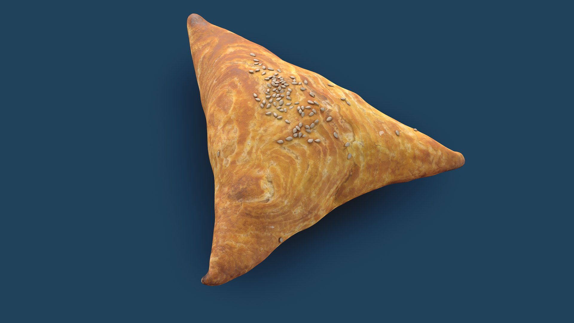 3D Samsa With Semame Model - TurboSquid 2252452