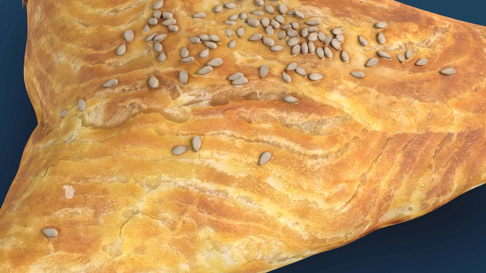 3D Samsa With Semame Model - TurboSquid 2252452