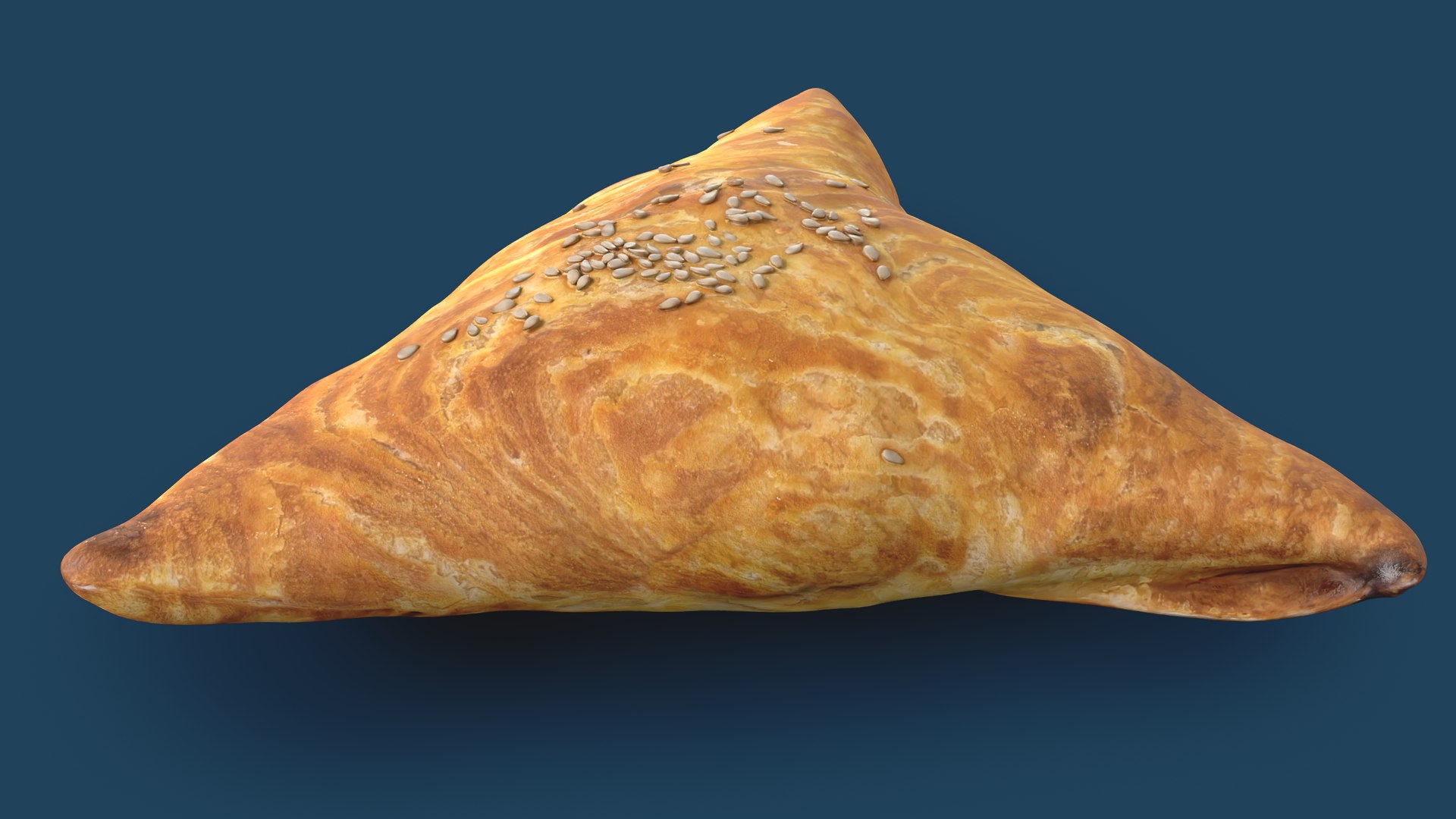 3D Samsa With Semame Model - TurboSquid 2252452