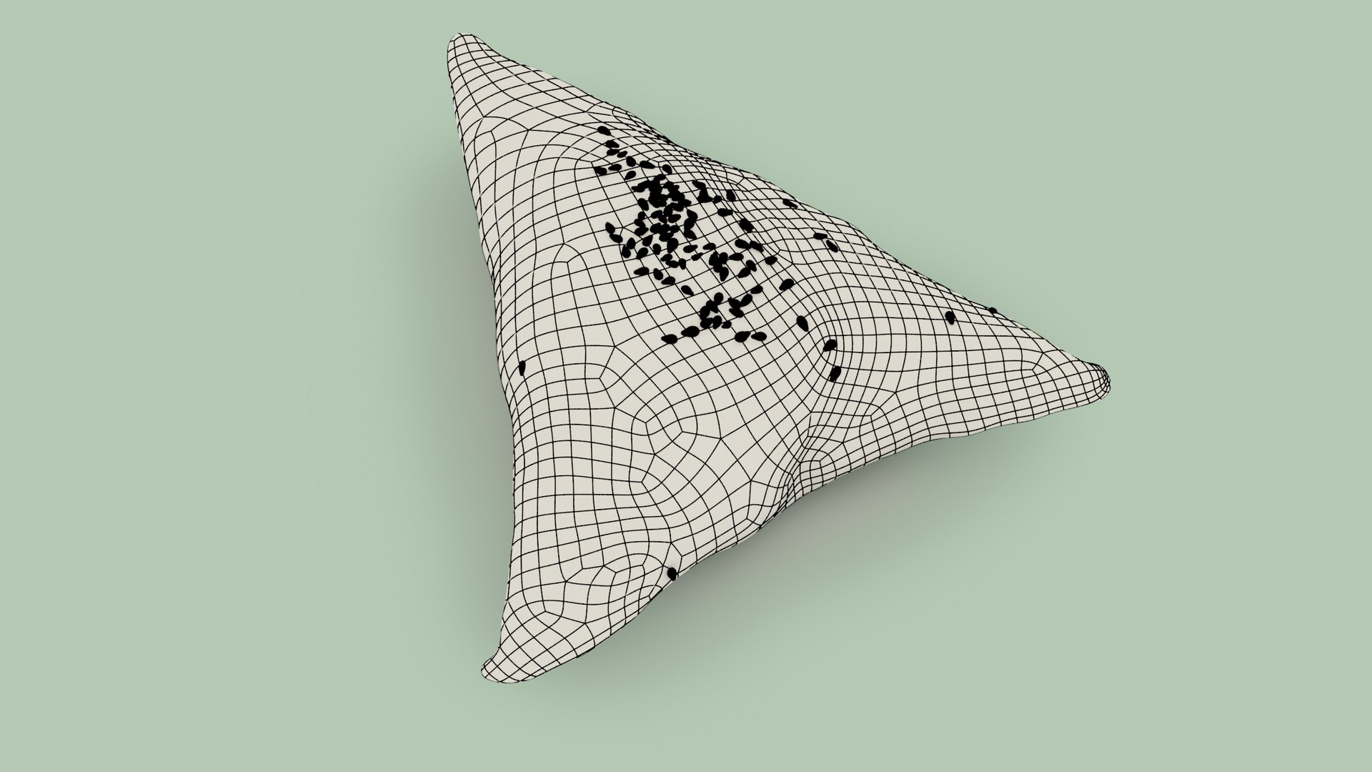 3D Samsa With Semame Model - TurboSquid 2252452