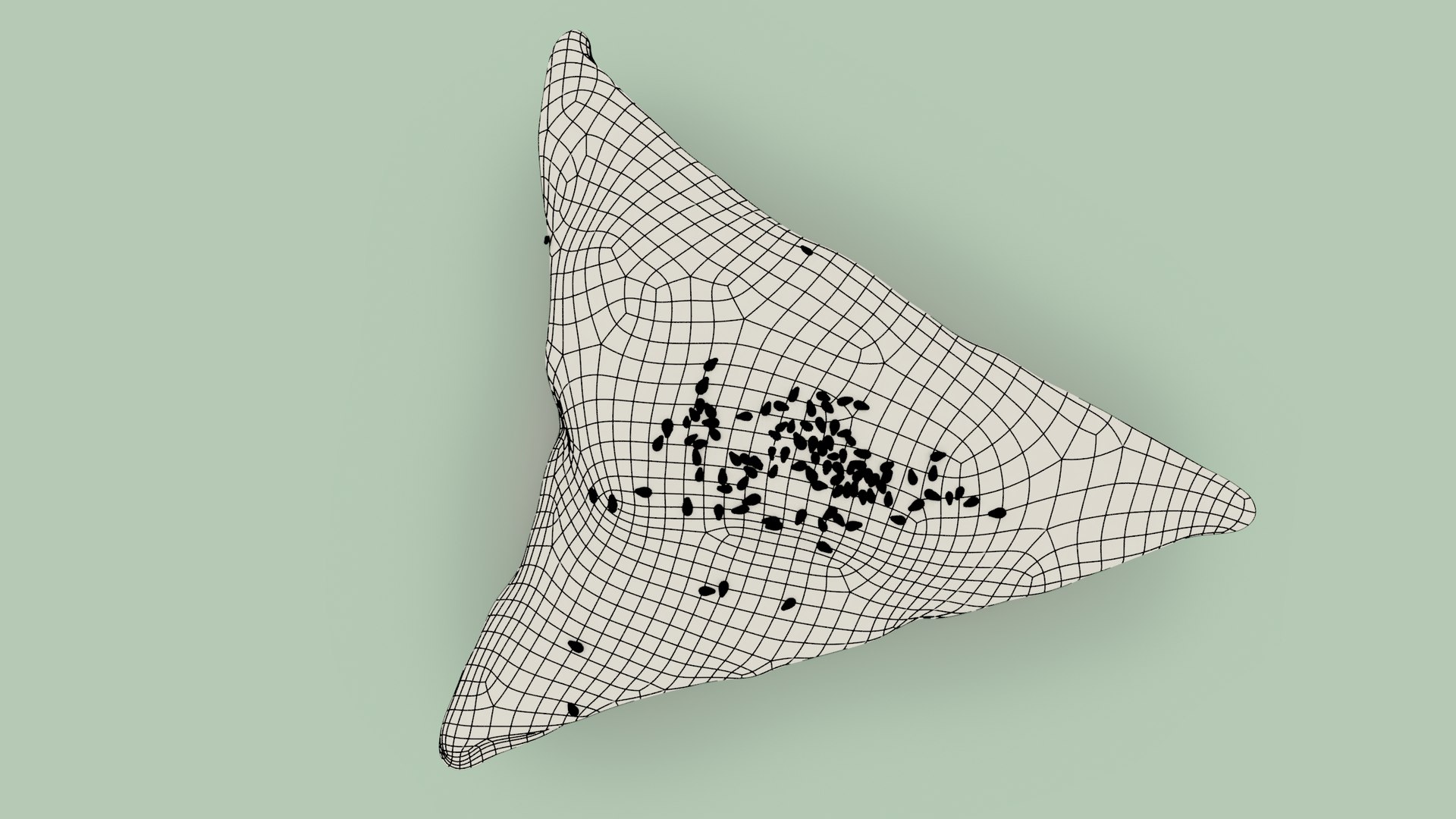 3D Samsa With Semame Model - TurboSquid 2252452