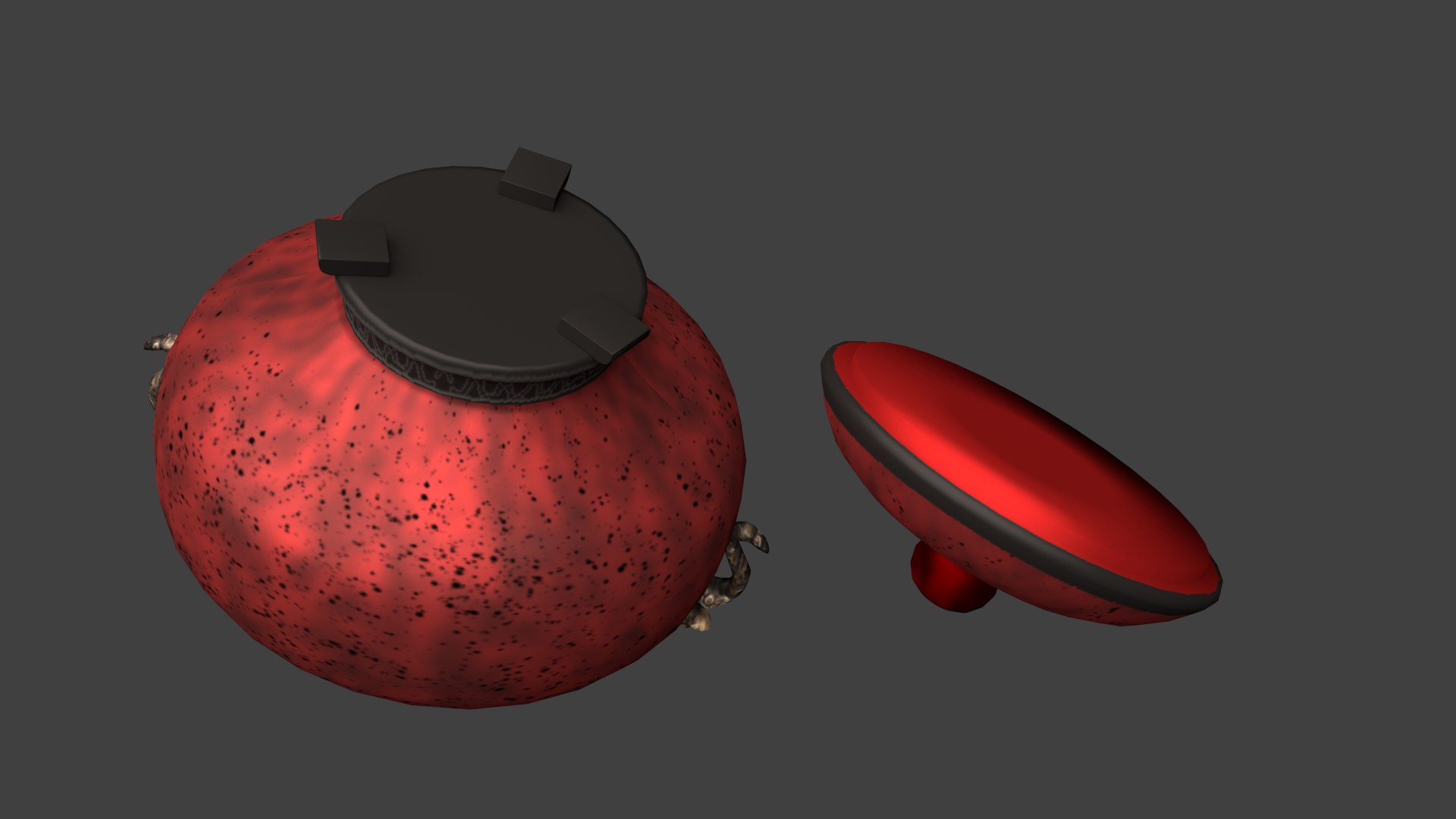 Chinese Pot 3d Obj