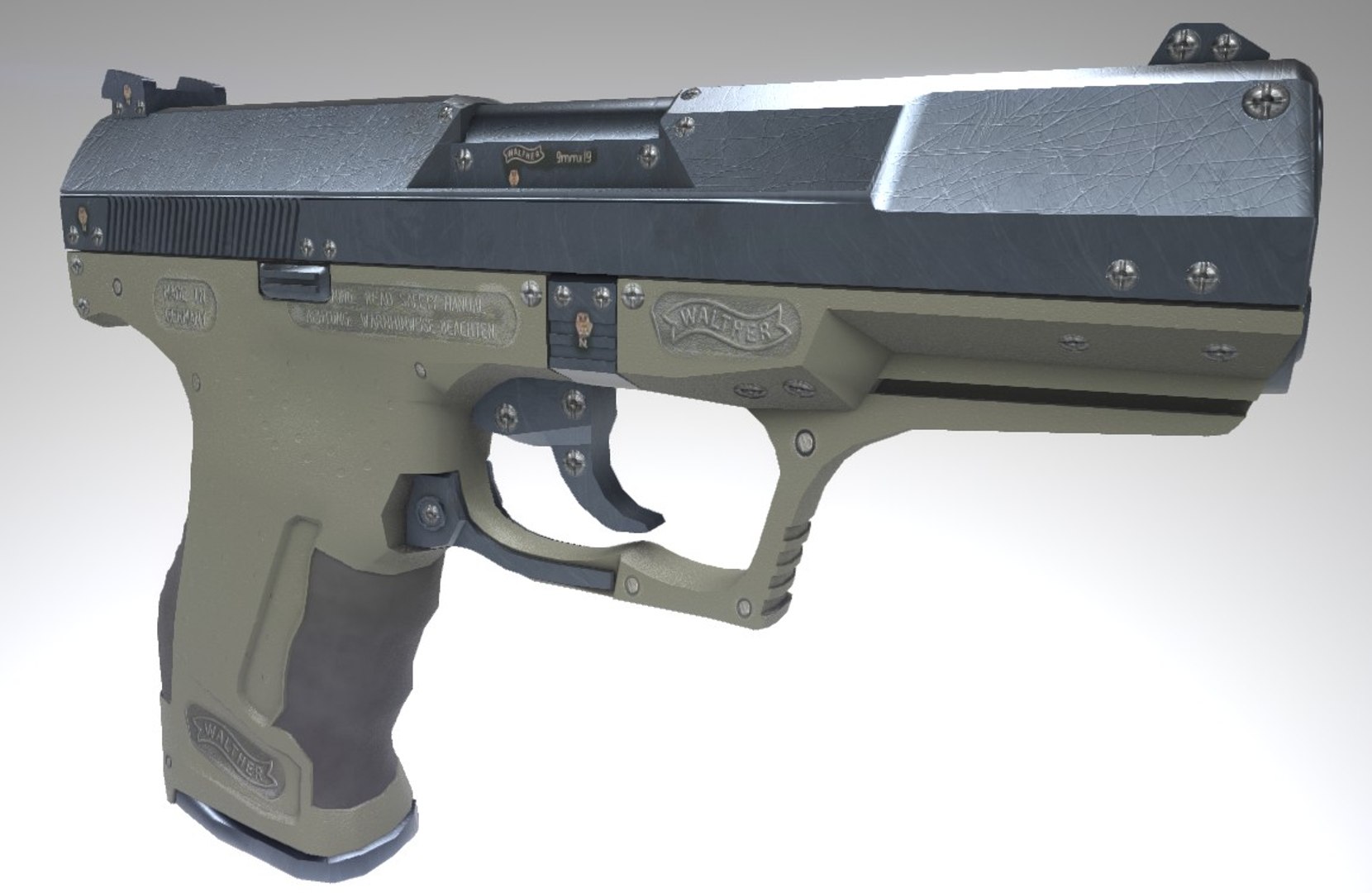 Walther P99 Pistol Obj
