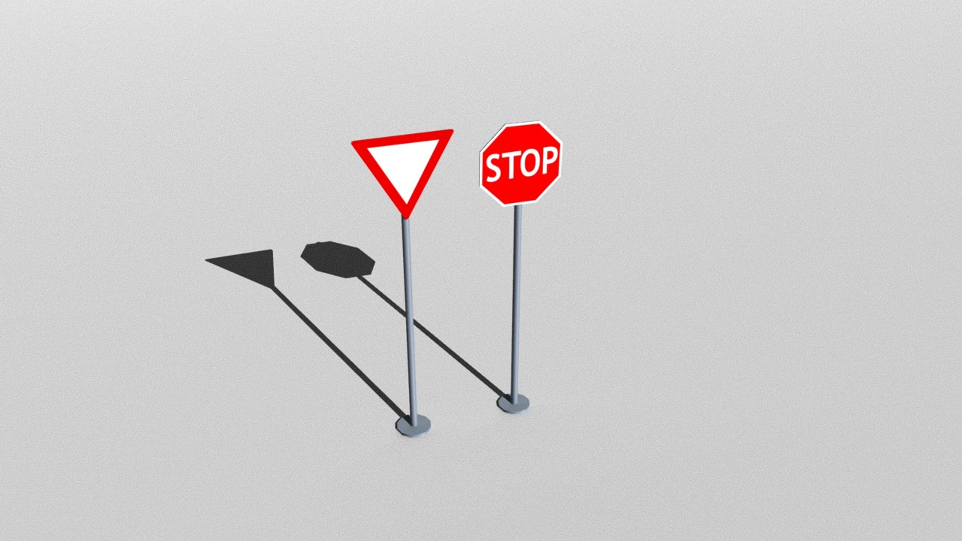 3D Model Traffic Signs Package - TurboSquid 1234930