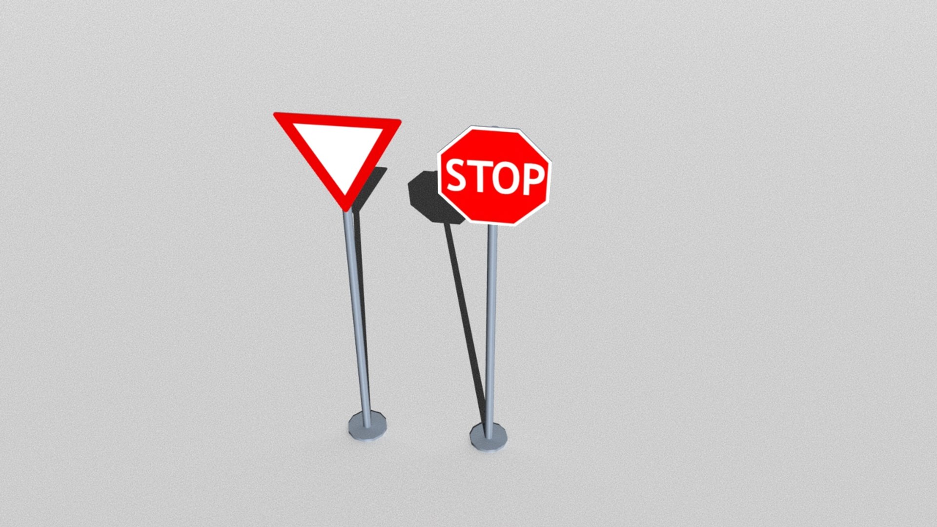 3D Model Traffic Signs Package - TurboSquid 1234930