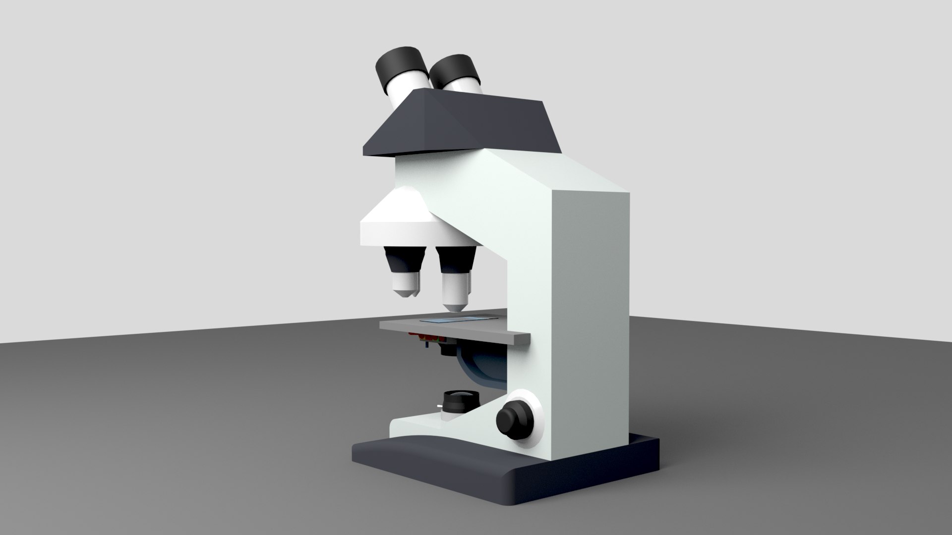 3D Compound Microscope - TurboSquid 1560457