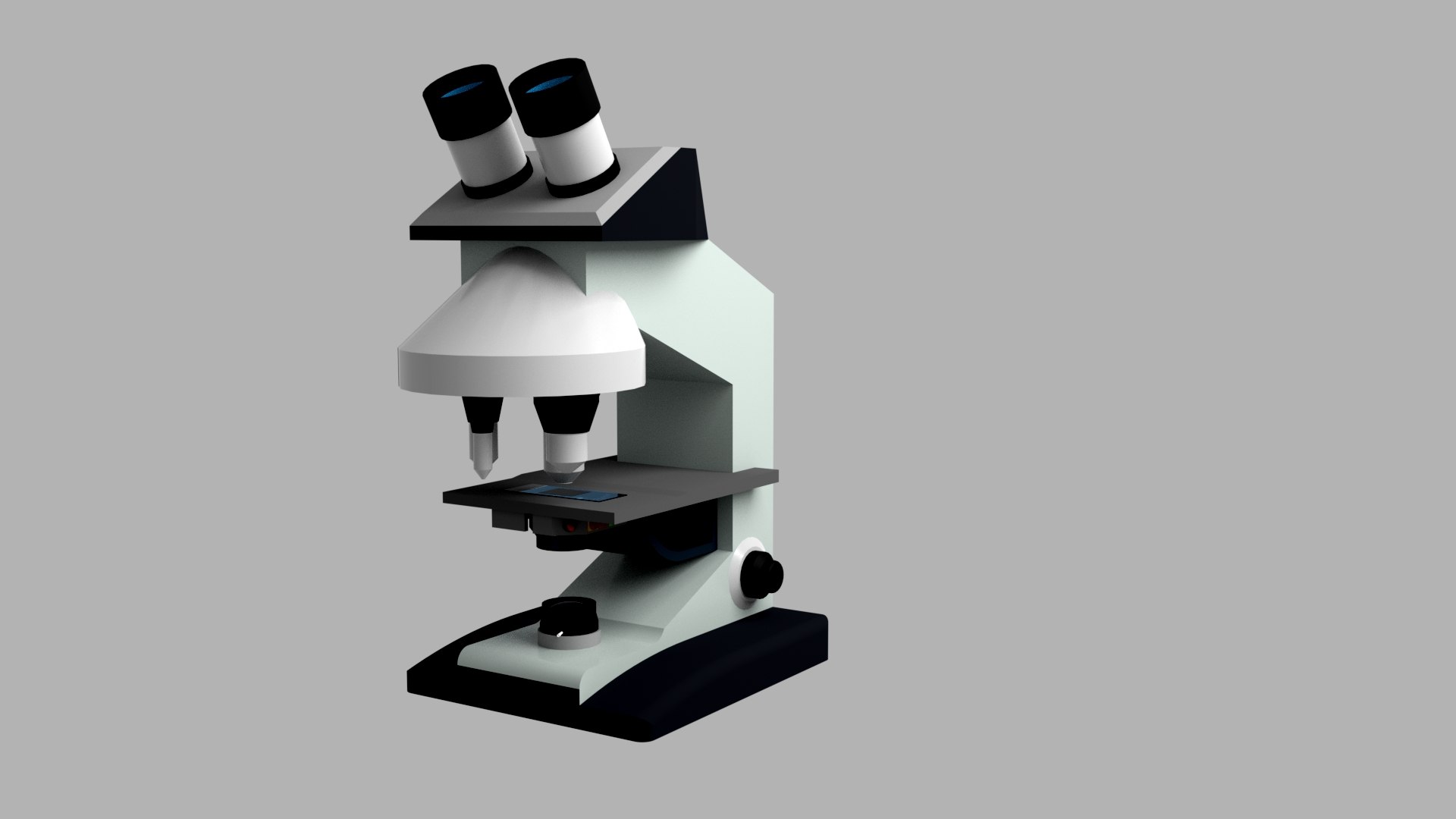 3D Compound Microscope - TurboSquid 1560457