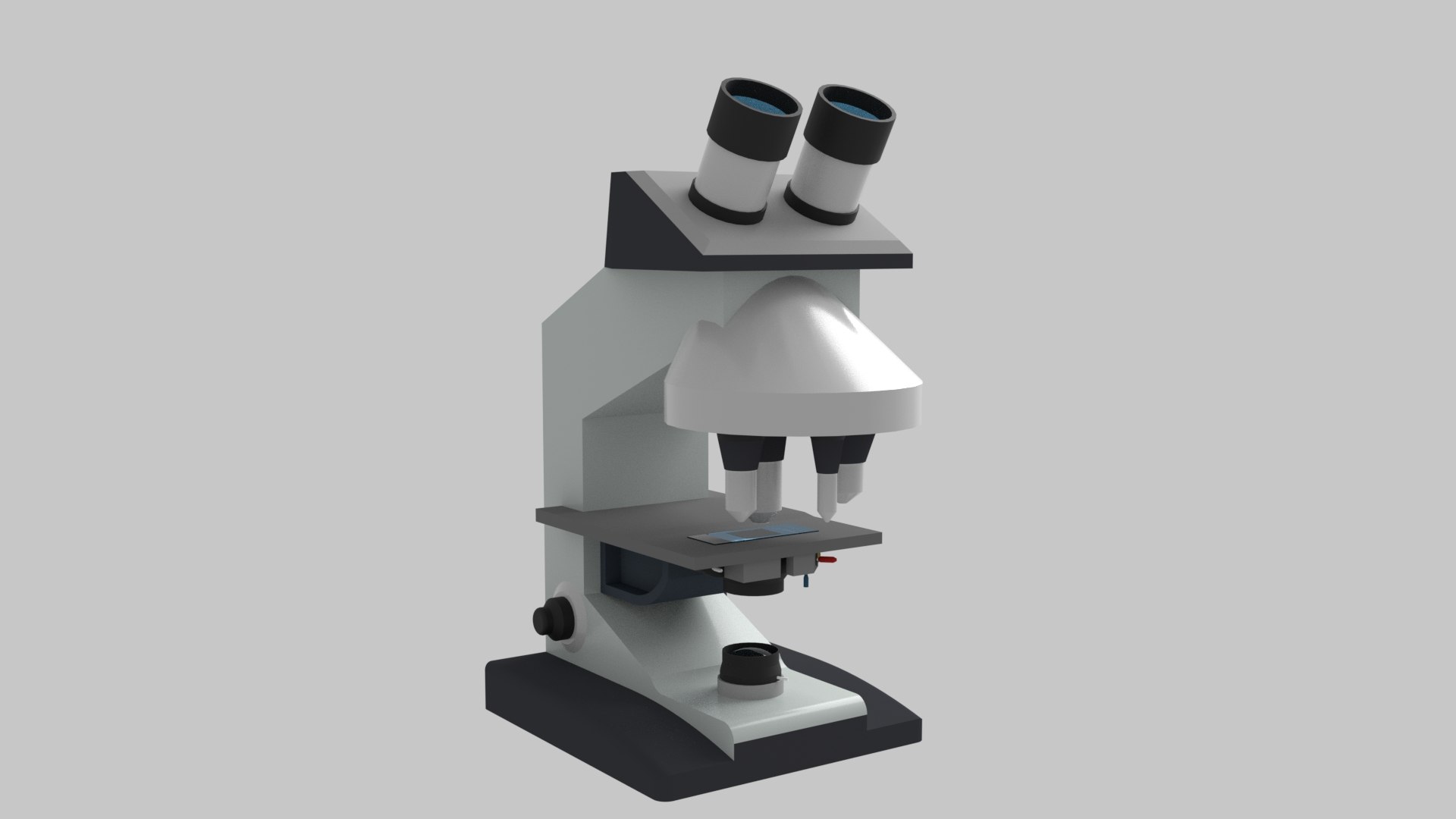 3D Compound Microscope - TurboSquid 1560457