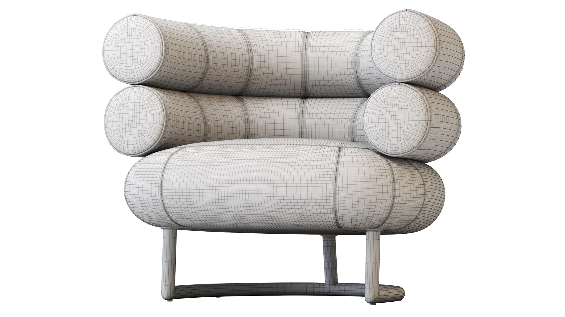 Bibendum ClassiCon Armchair 3D model - TurboSquid 2018090