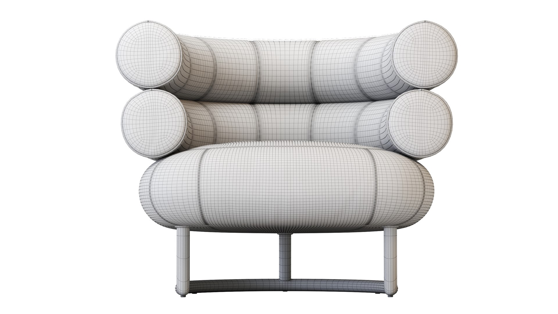 Bibendum ClassiCon Armchair 3D model - TurboSquid 2018090