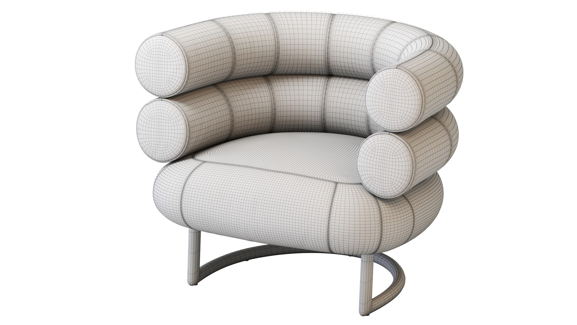 Bibendum ClassiCon Armchair 3D model - TurboSquid 2018090