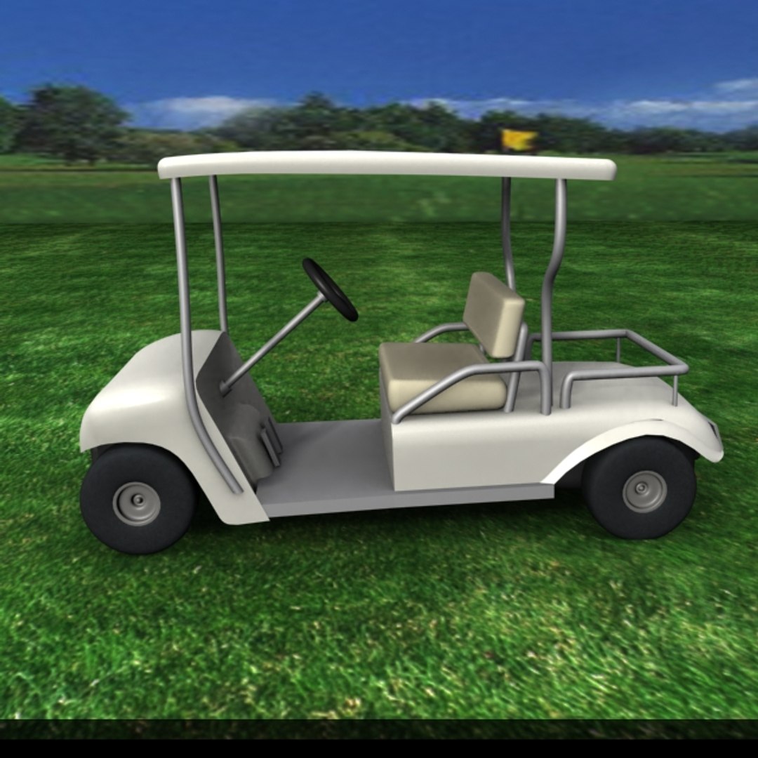 Golf Cart 3d Model