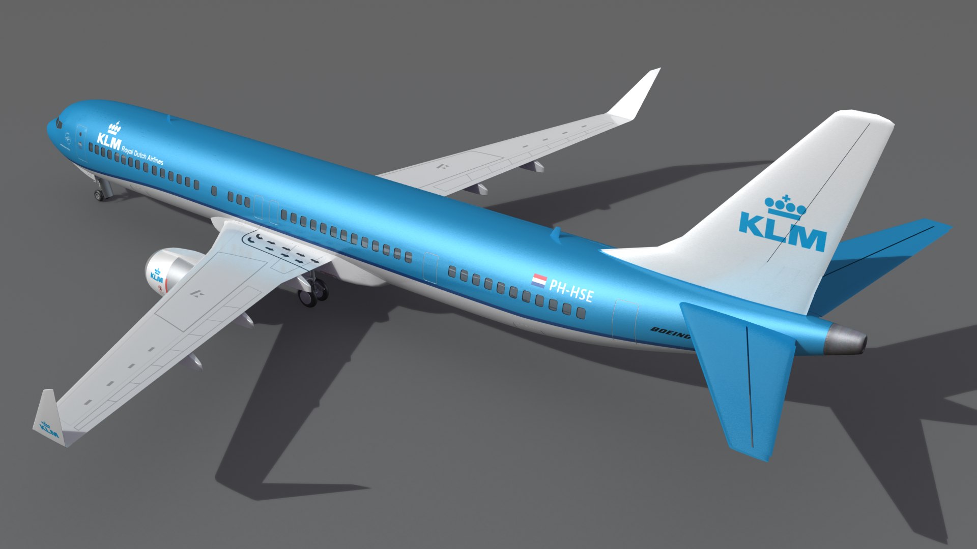 Klm Royal Dutch Aircraf 3D Model - TurboSquid 1469564